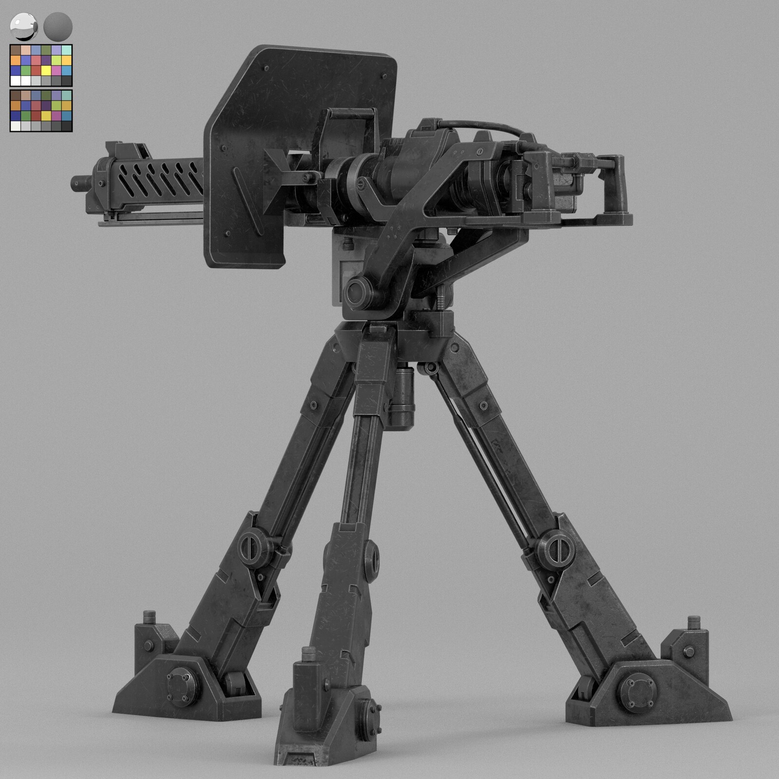 Alexander Emmi - Halo Infinite - Machine Gun M247H Variant