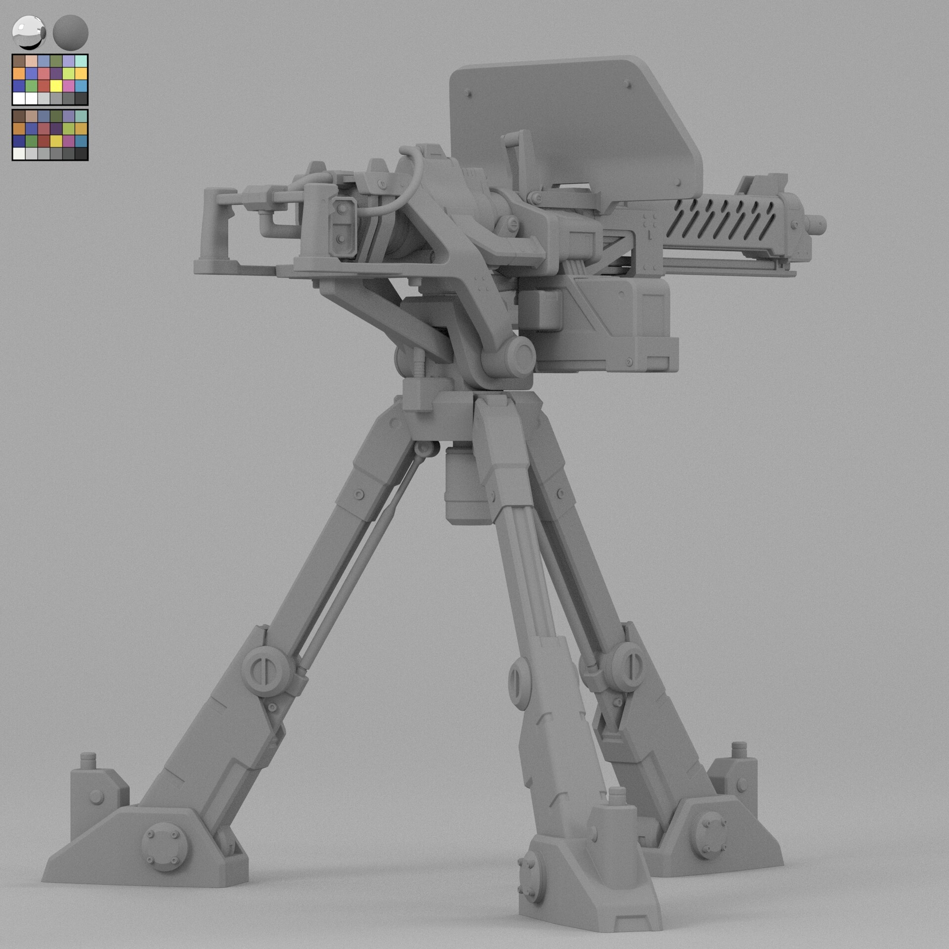 Alexander Emmi - Halo Infinite - Machine Gun M247H Variant