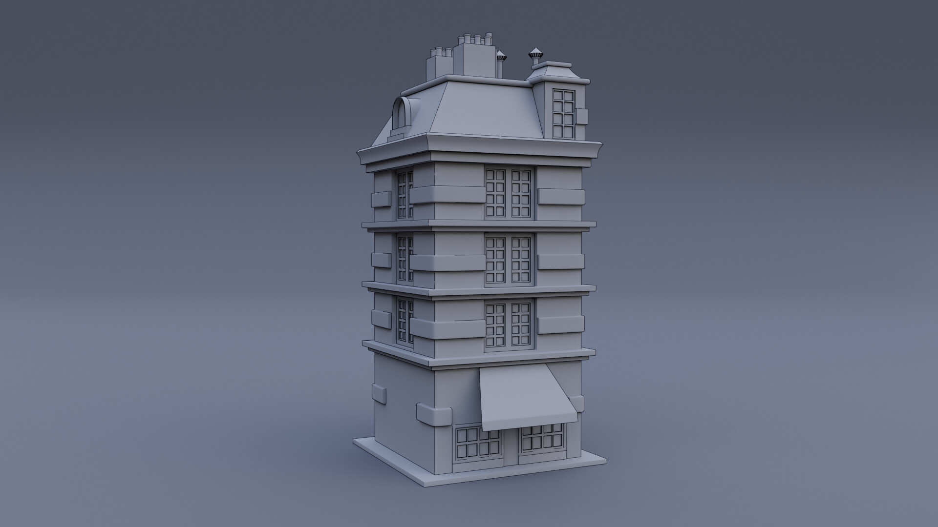 ArtStation - Cartoon building