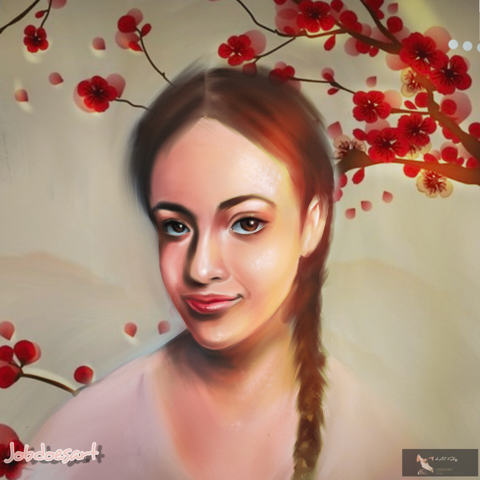 ArtStation - 🎨Portrait Study #12. Watercolor on Scratch paper (8 x 12 ...