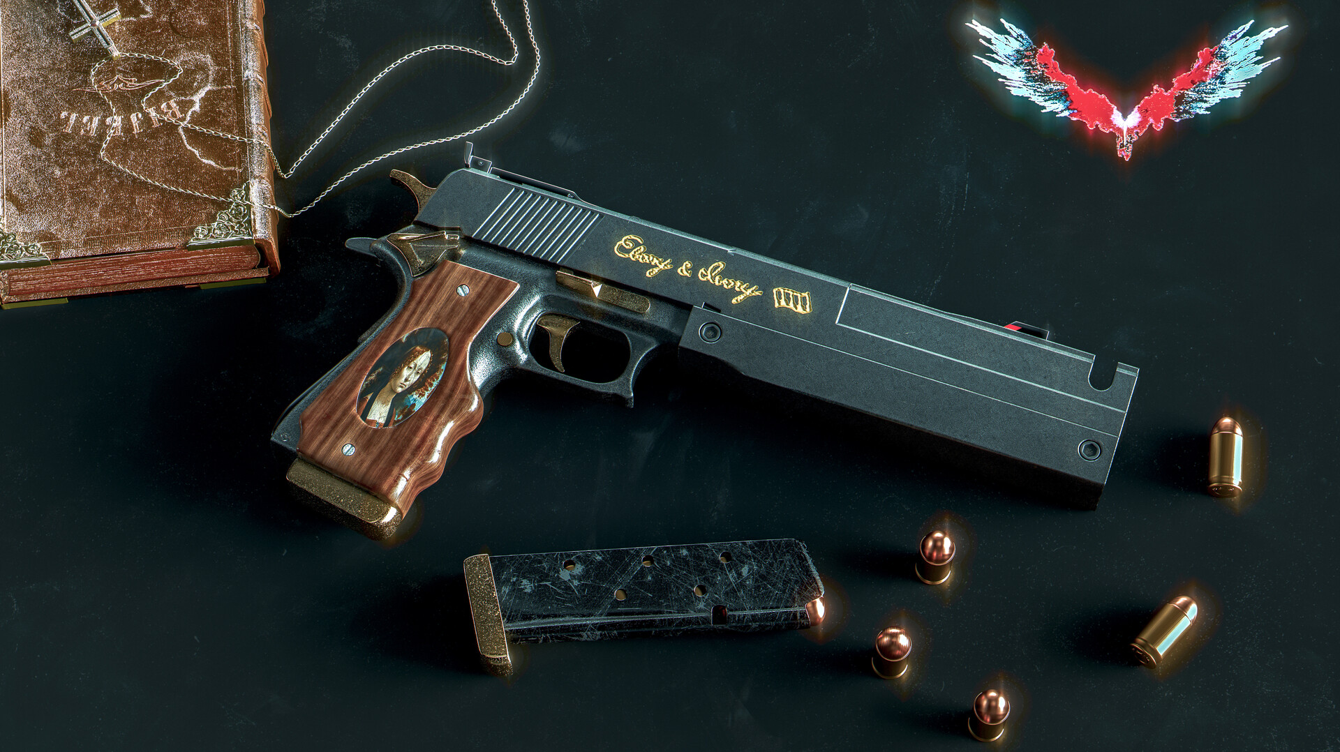 ArtStation - DMC Ebony pistol