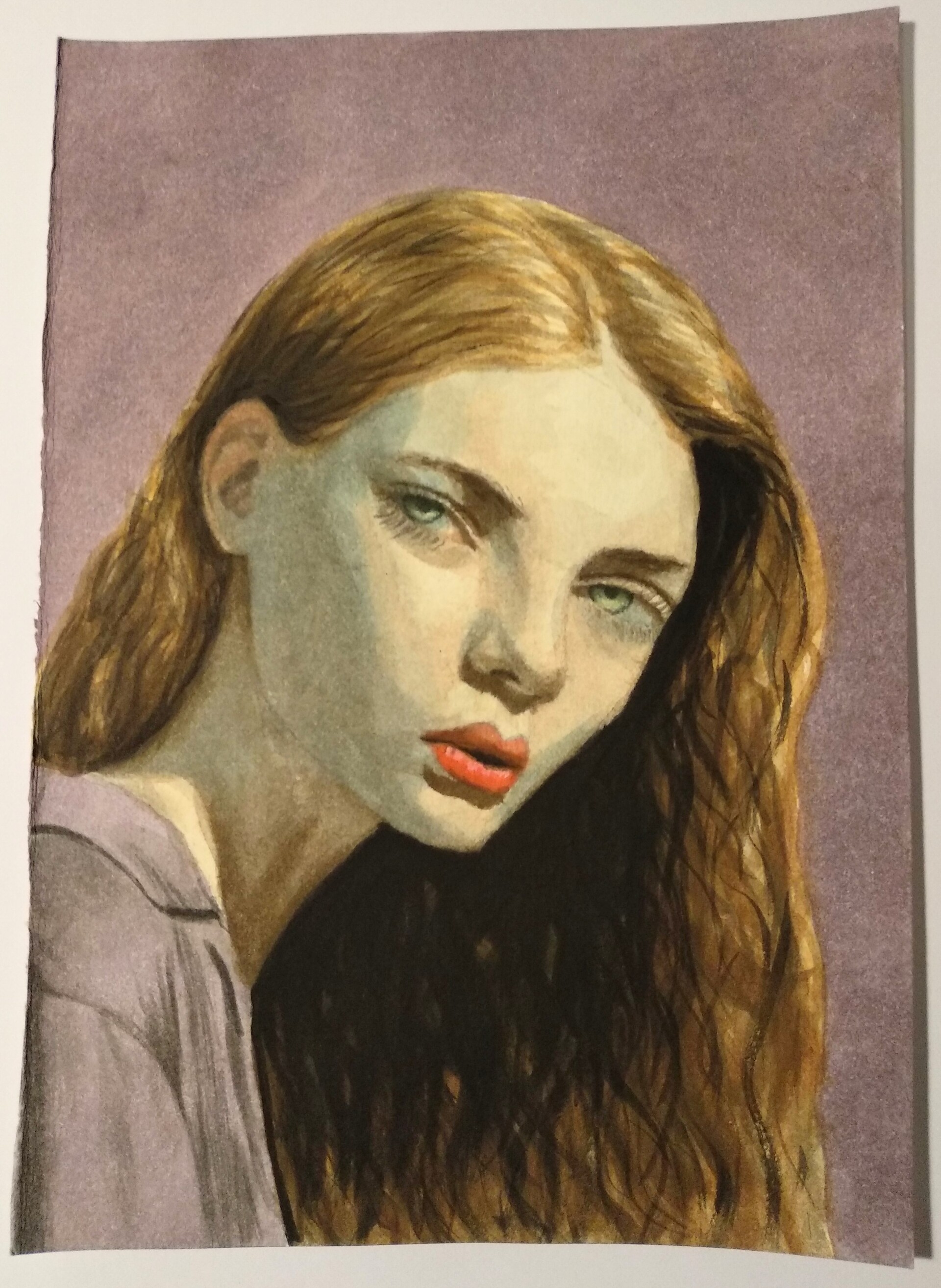 ArtStation - Gouache portraits