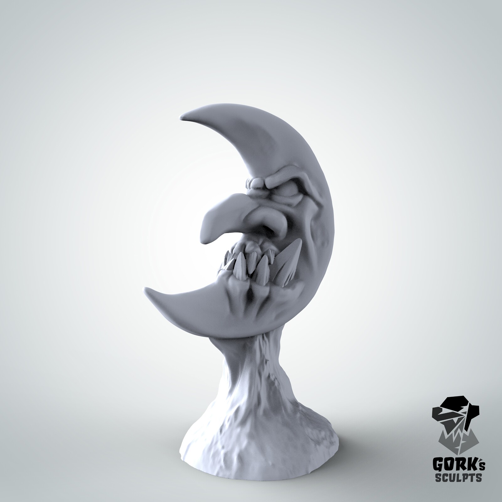 Gork's Sculpts - Bad moon token