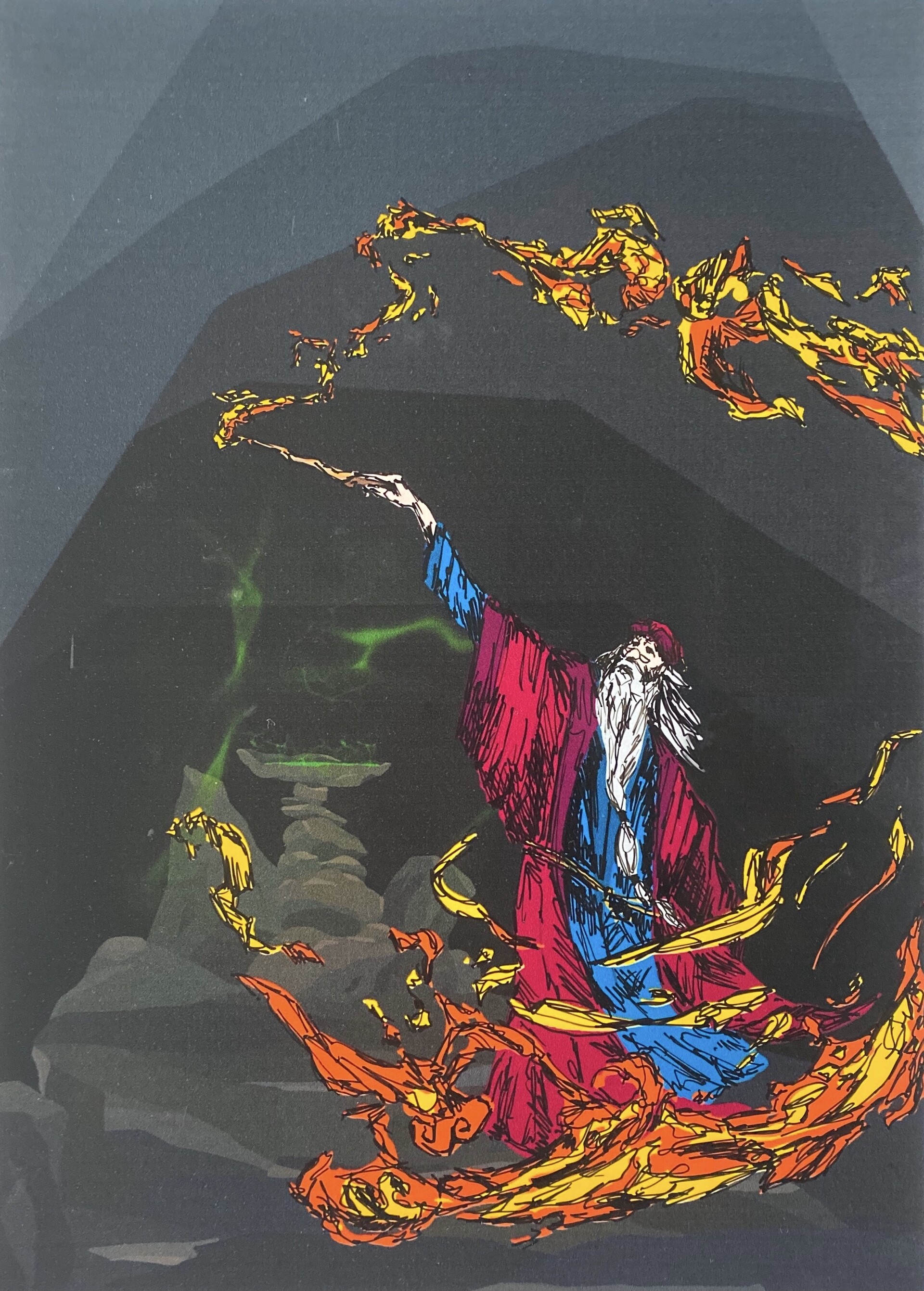 ArtStation - Dumbledore illustration