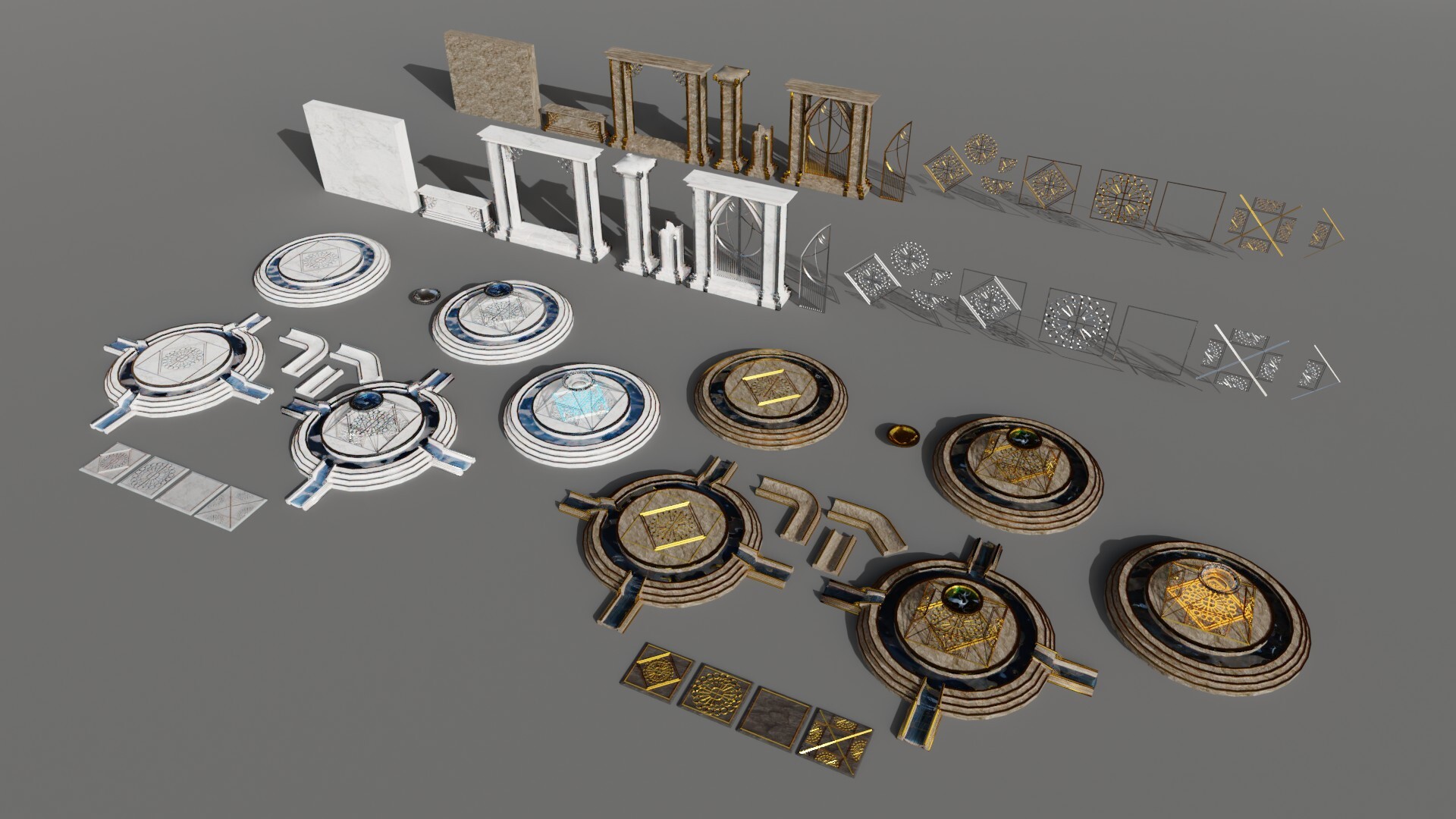 ArtStation - Rock/Marble Assets - Asset Design