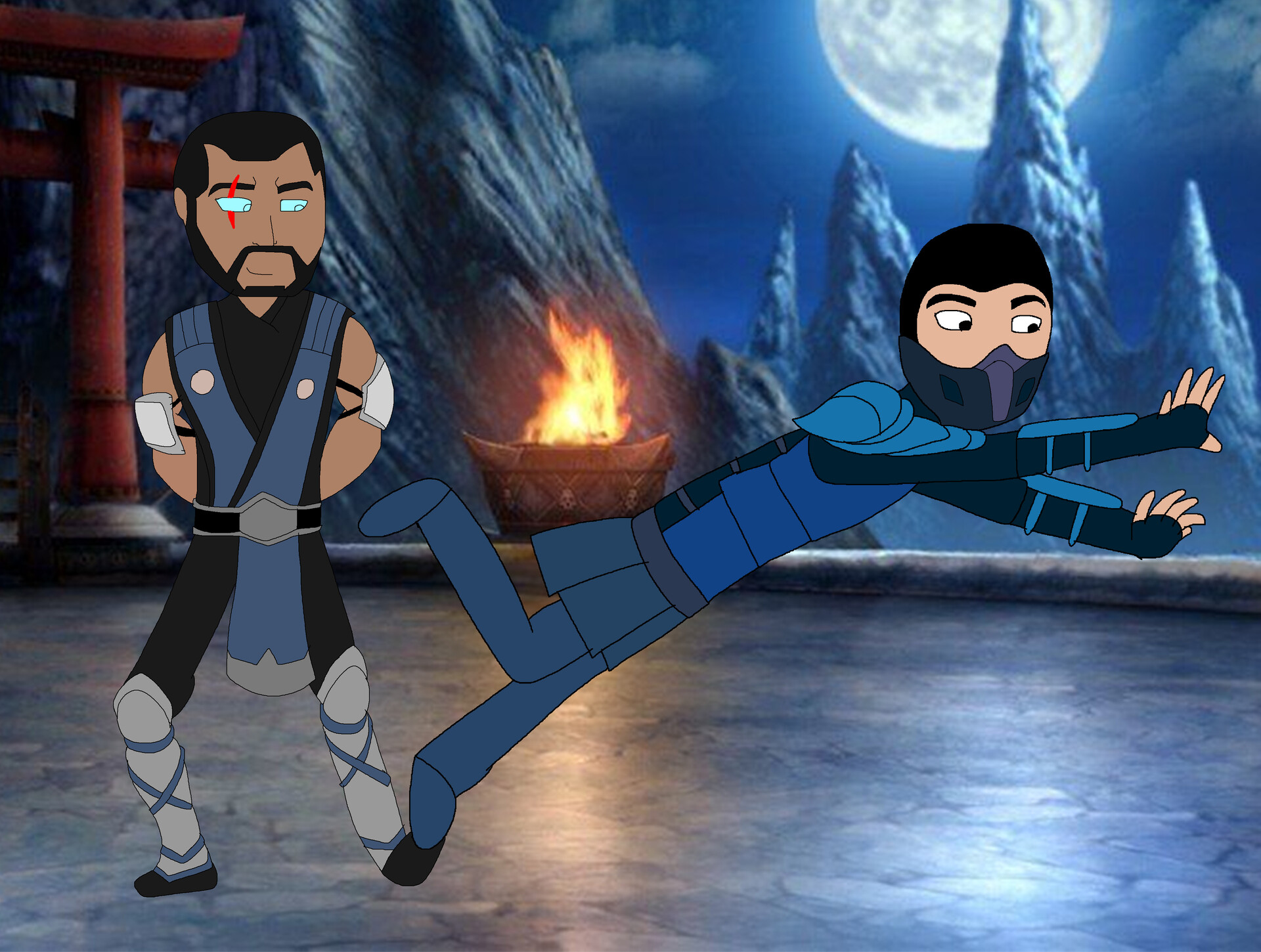 ArtStation - Bi-Han gets Tripped