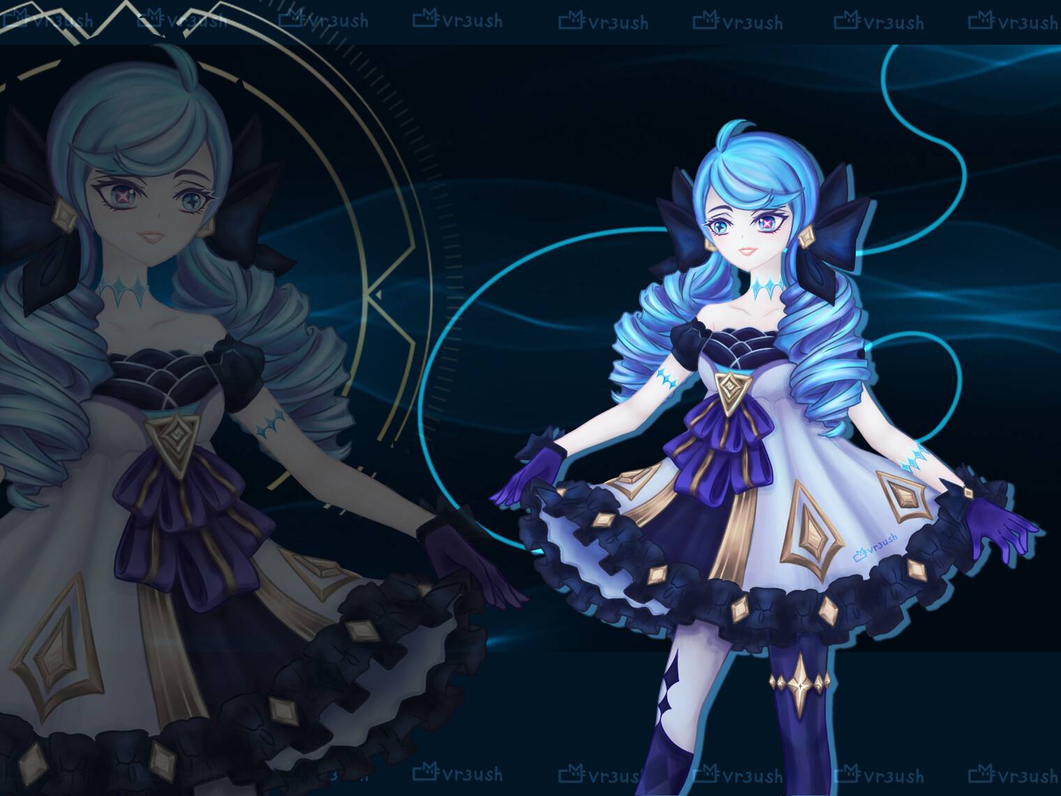 vr3ush . - GWEN, The Hallowed Seamstress | Sub Badge Sample