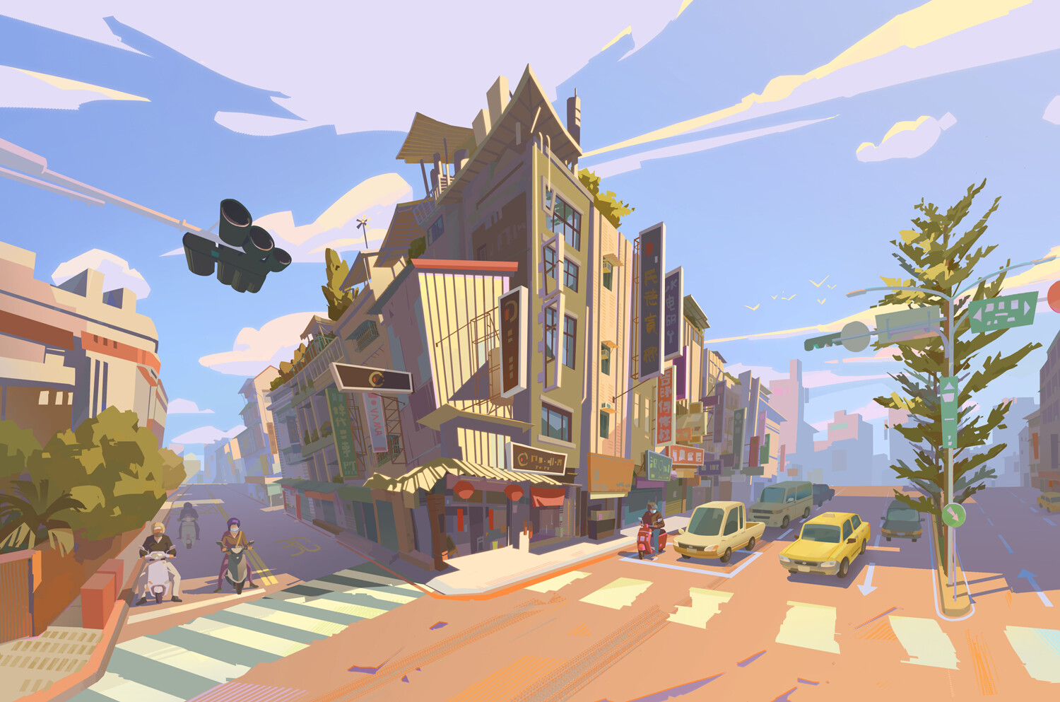 ArtStation - Color and light study