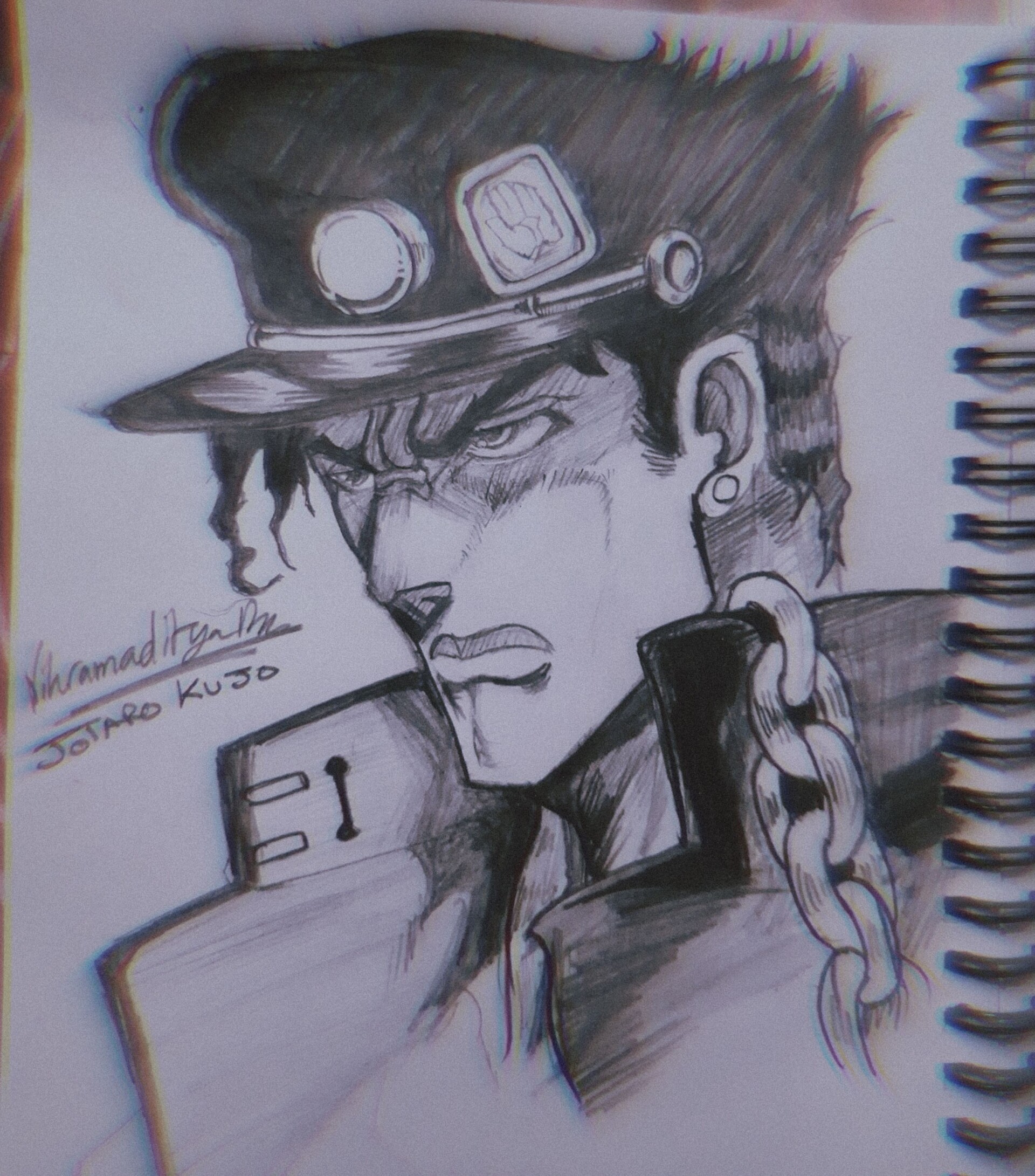 ArtStation - Jotaro Kujo Sketch / Jojo's Bizzare Adventure