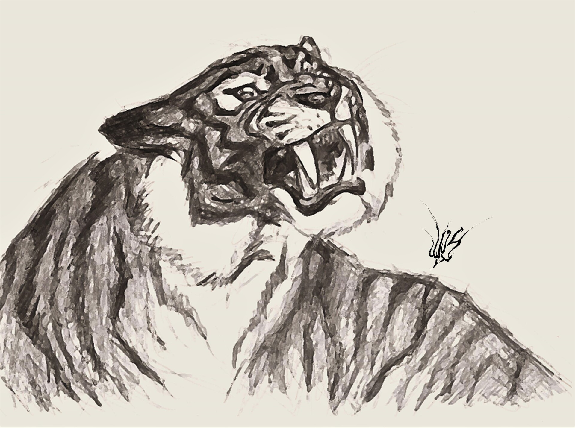 ArtStation - More Tiger Portraits