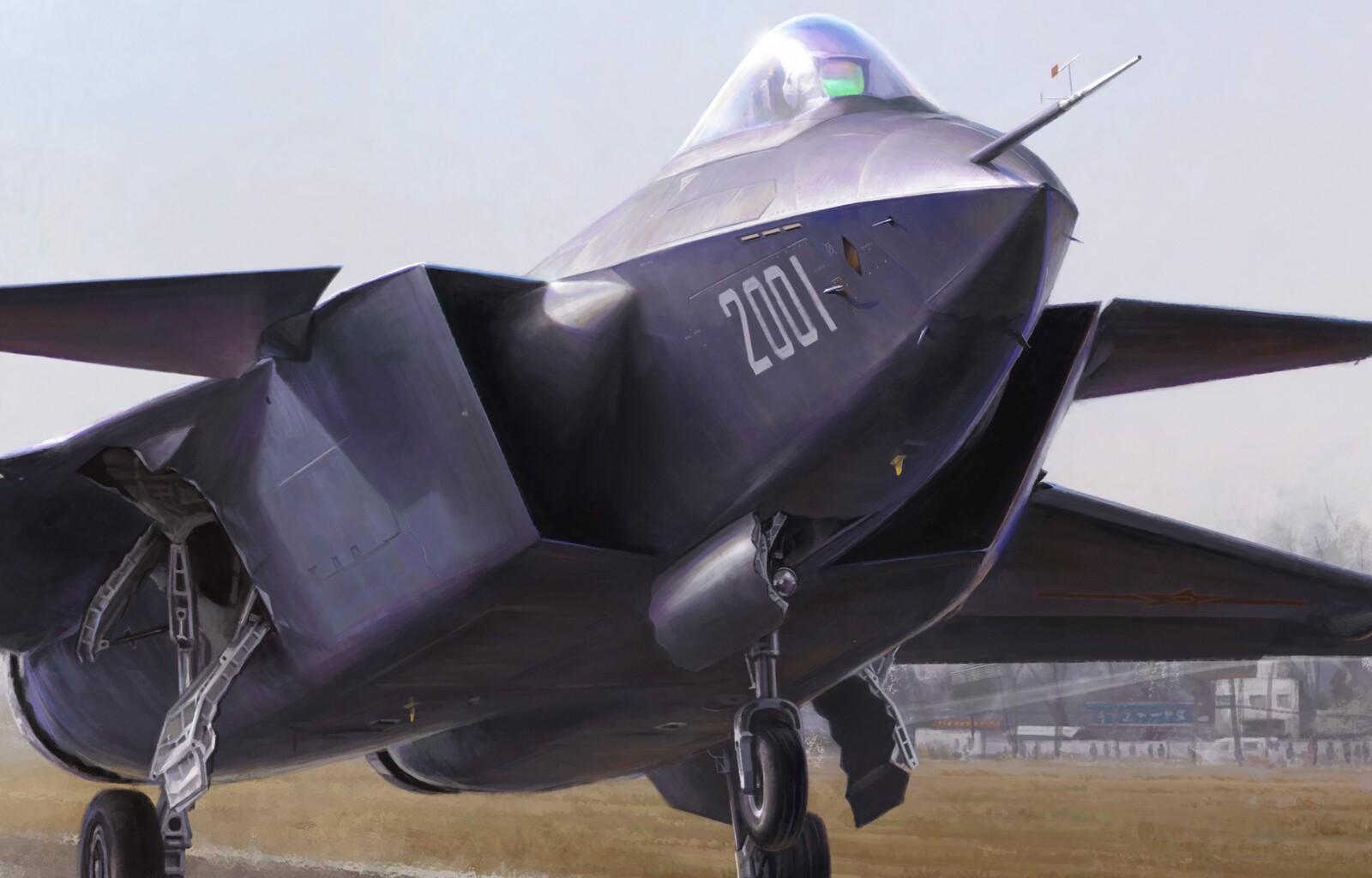 jeffholy - PLA J-20 stealth fighter prototype first flight 10th anniversary