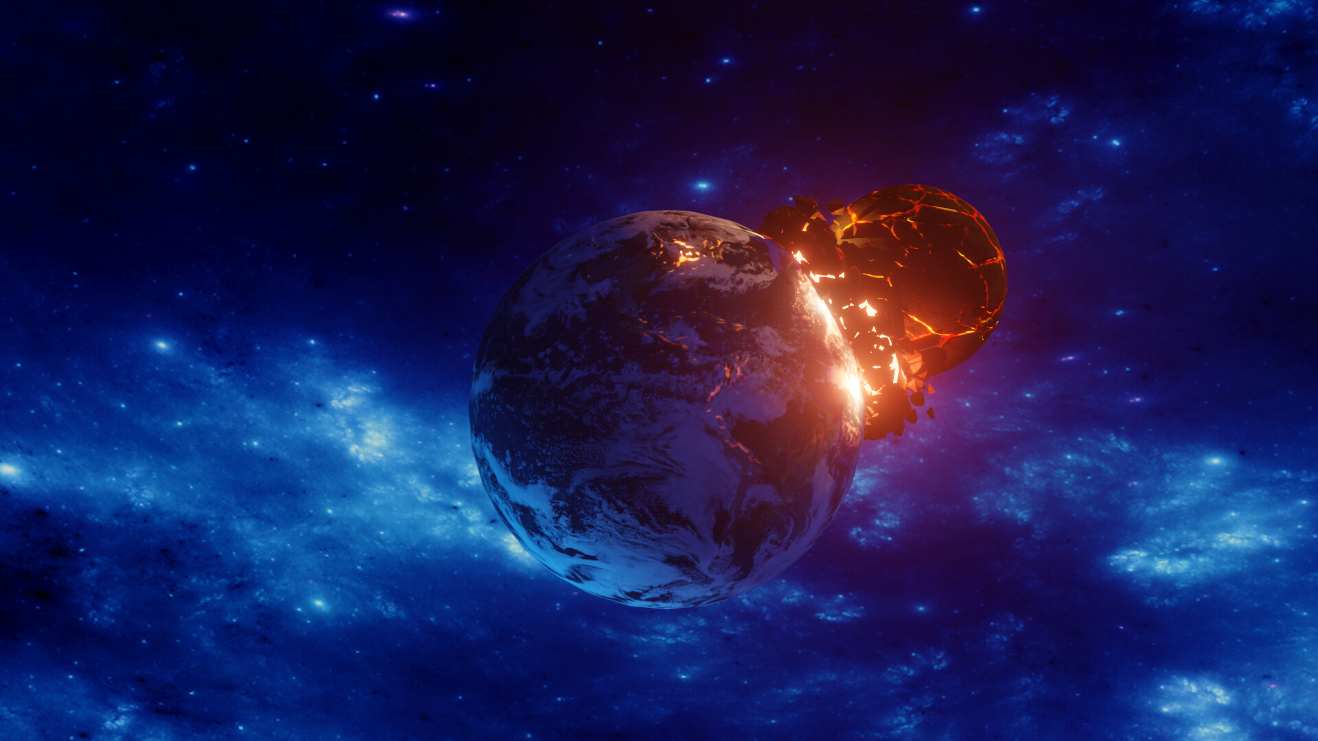 ArtStation - Dancing planets