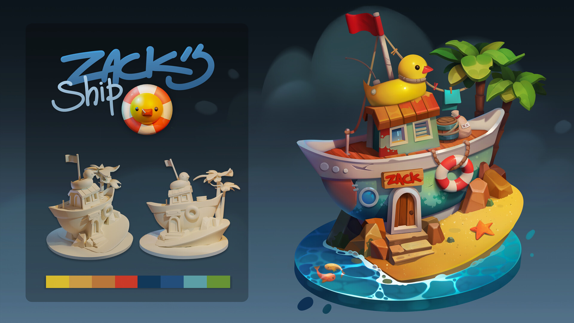 ArtStation - Zack's ship