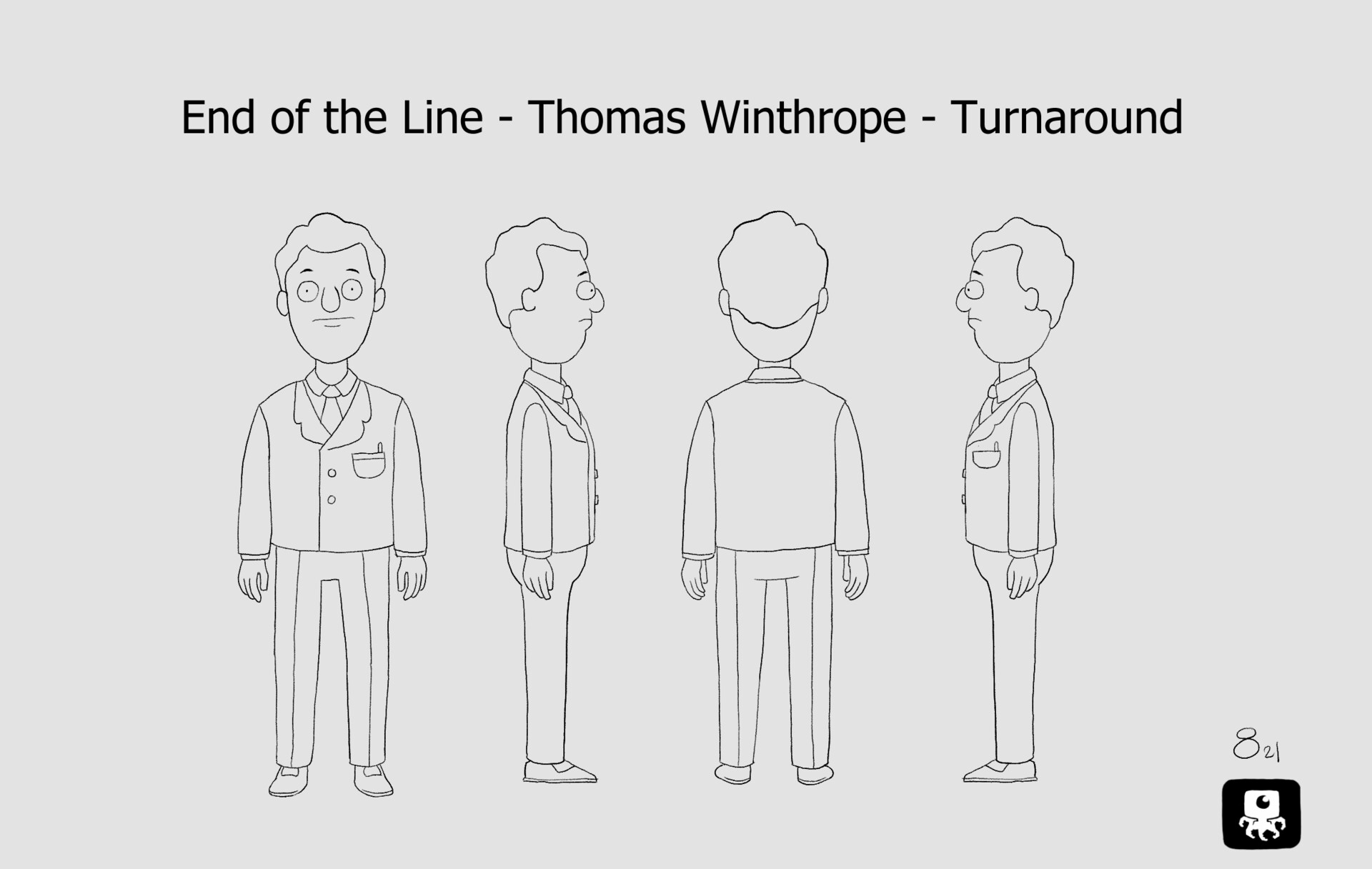 ArtStation - End of the Line - Protagonist character