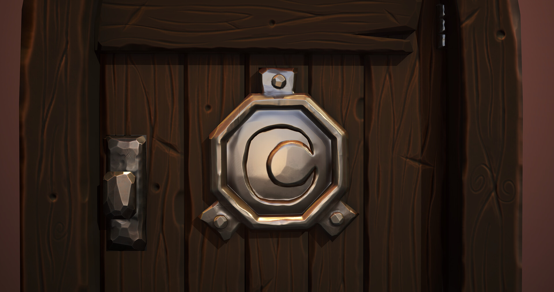 Jake Benjamin De La Terre - Stylised Botanist's Door