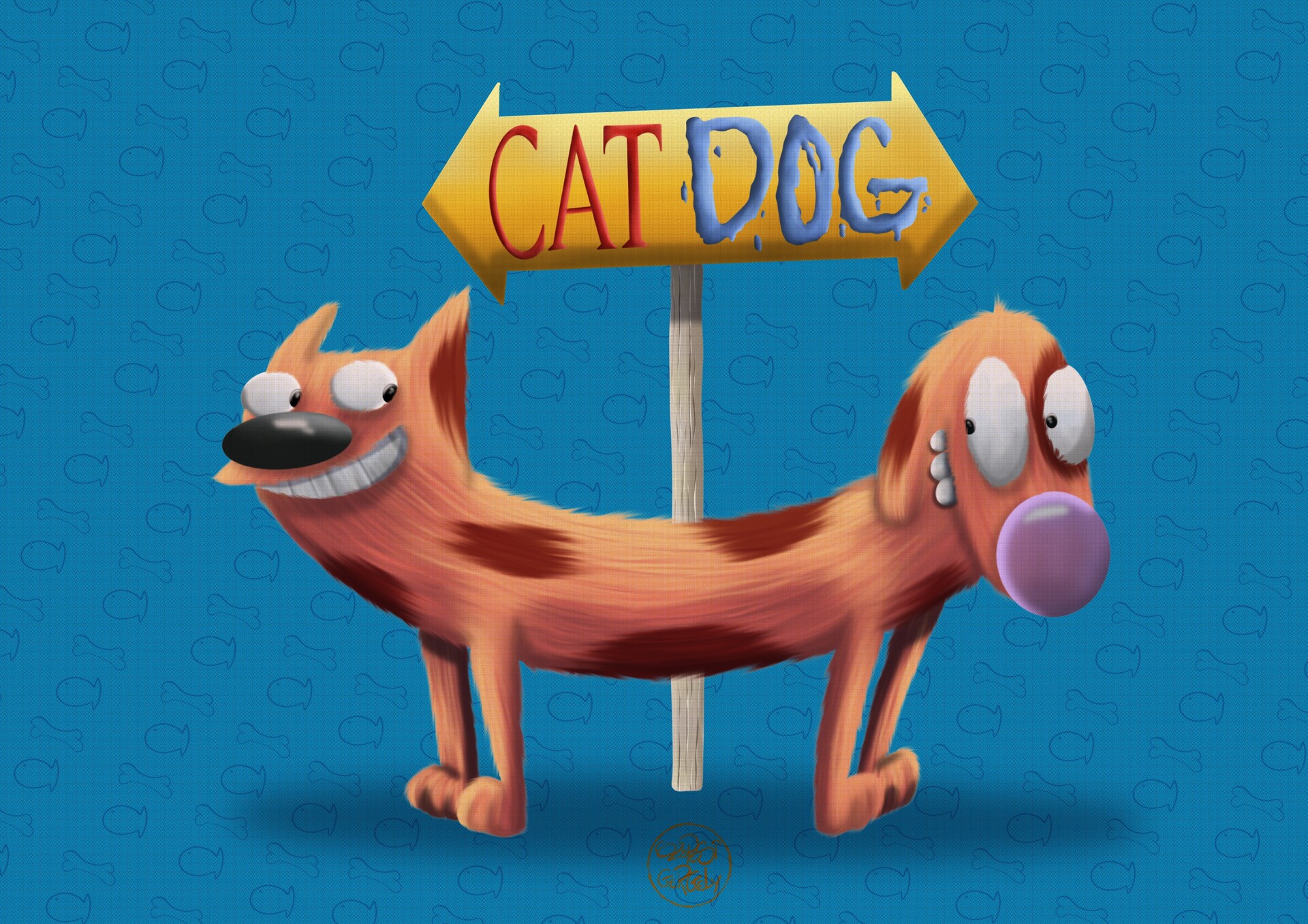 catdog wallpaper