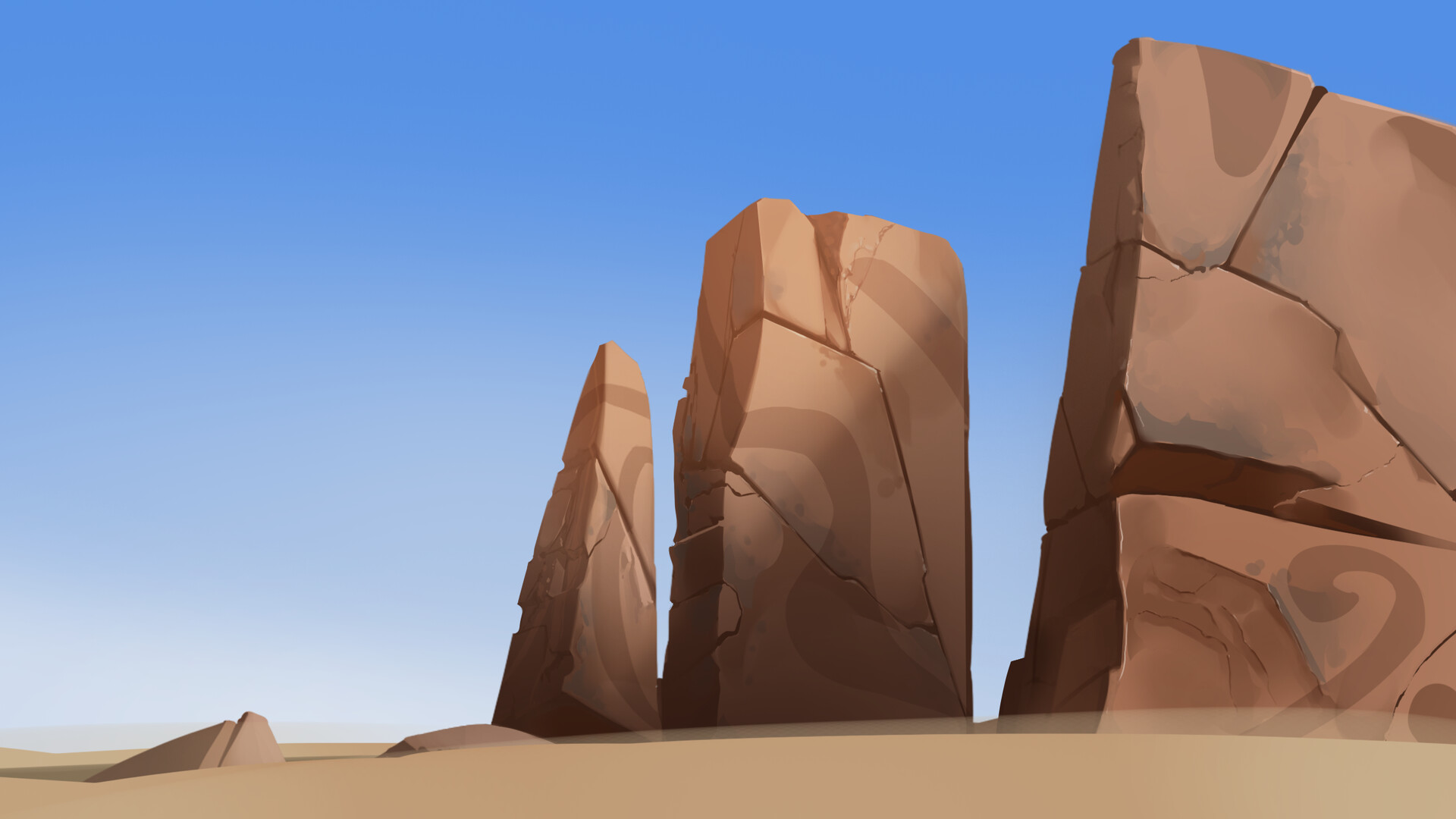 ArtStation - Canyon - Animation background
