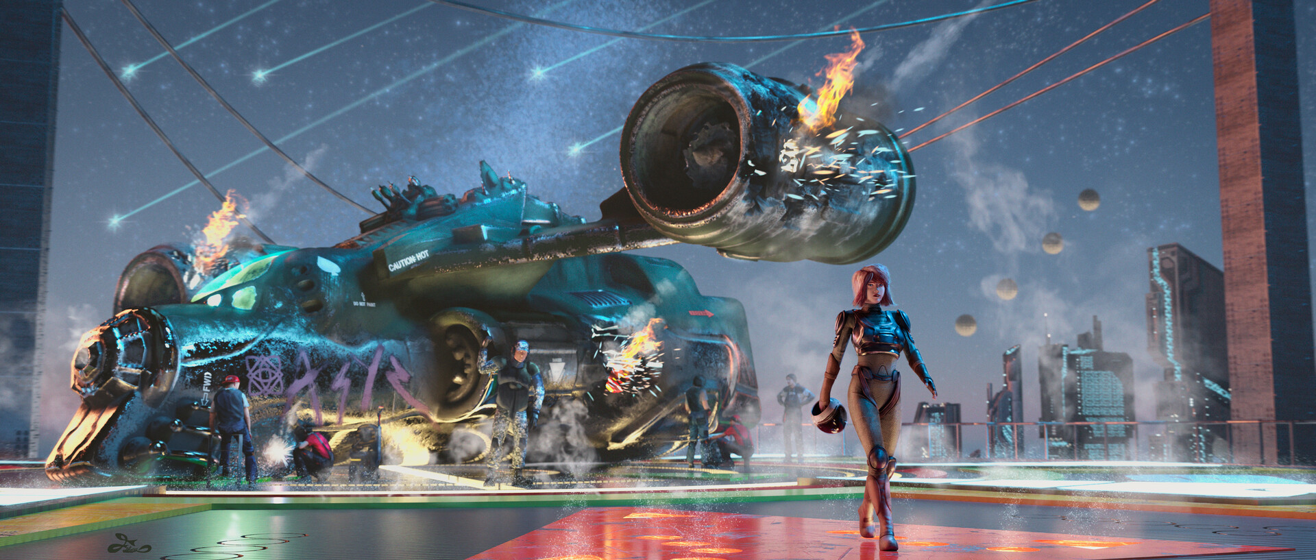 ArtStation - The Return (Atomhawk Challenge)