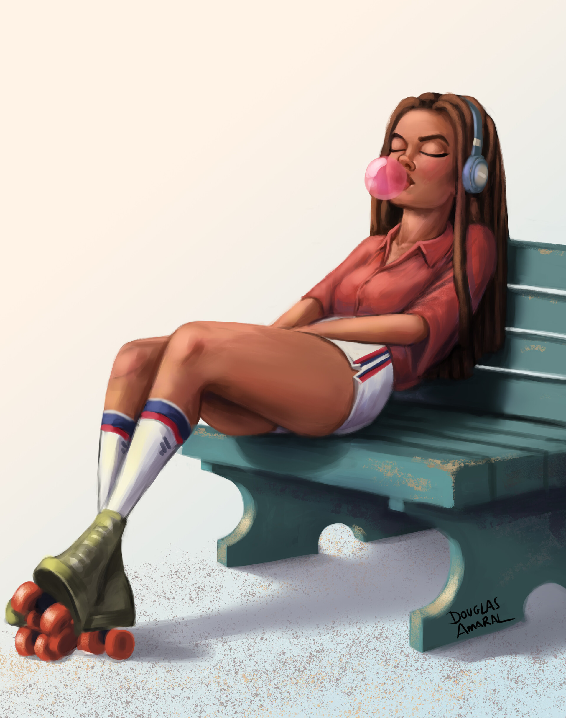 ArtStation - Roller Girl