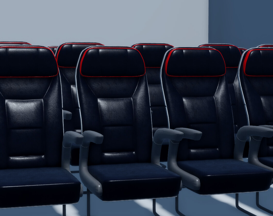 ArtStation - Custom Airplane Seats