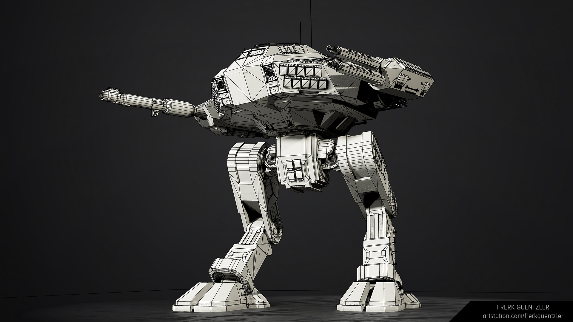 Frerk Guentzler - Modern Combat Walker (Mech)