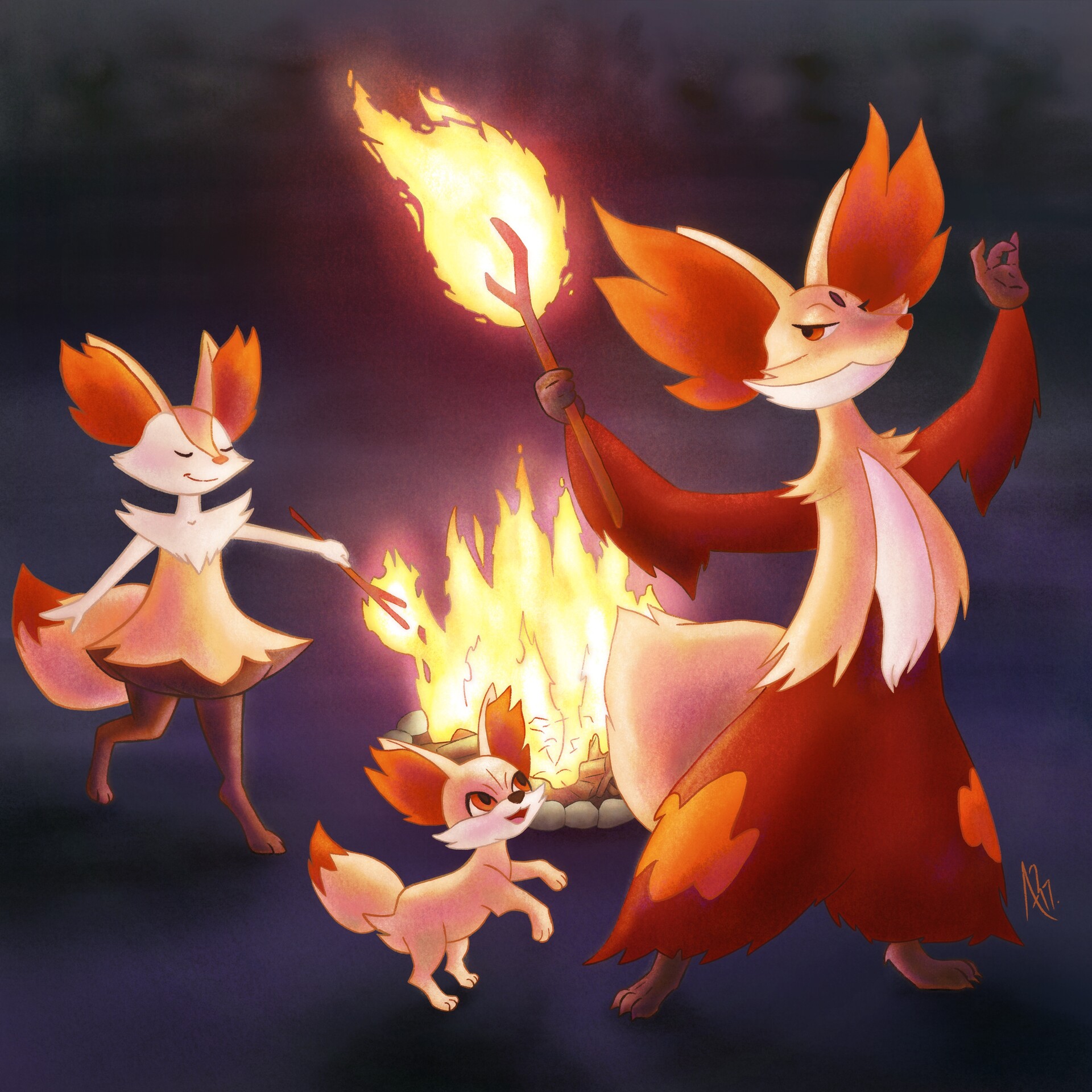 ArtStation - Pyromancy ritual