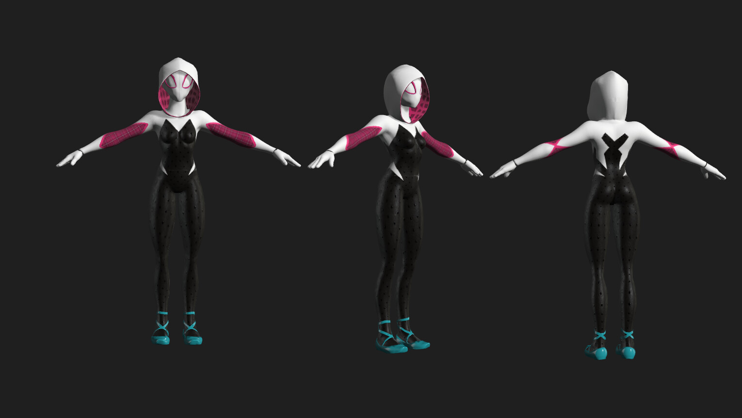 ArtStation - Spider Chen- Spider Gwen fan art