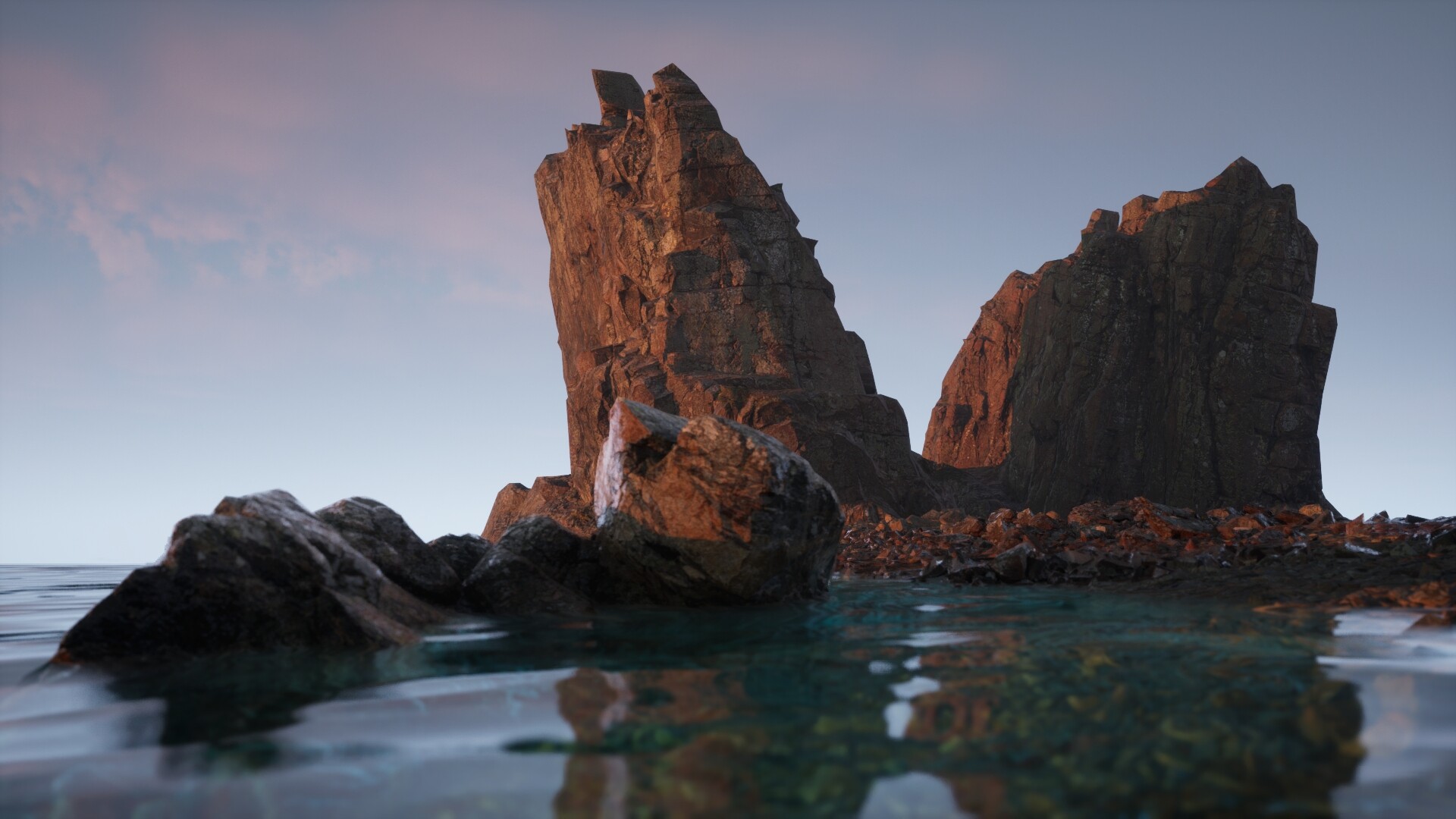 ArtStation - UE5 Beach Scene