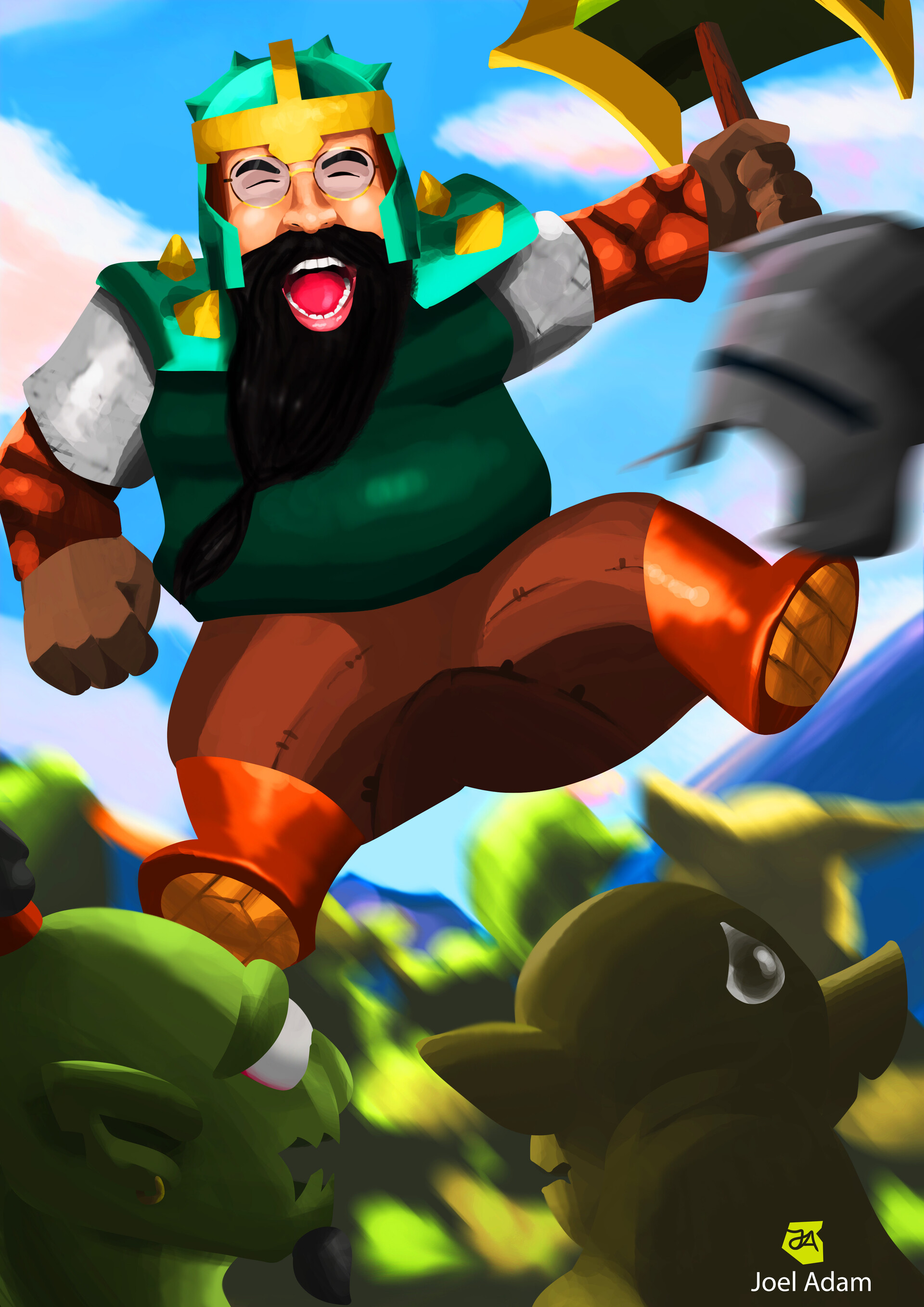 ArtStation - Don't stop the Dwarf