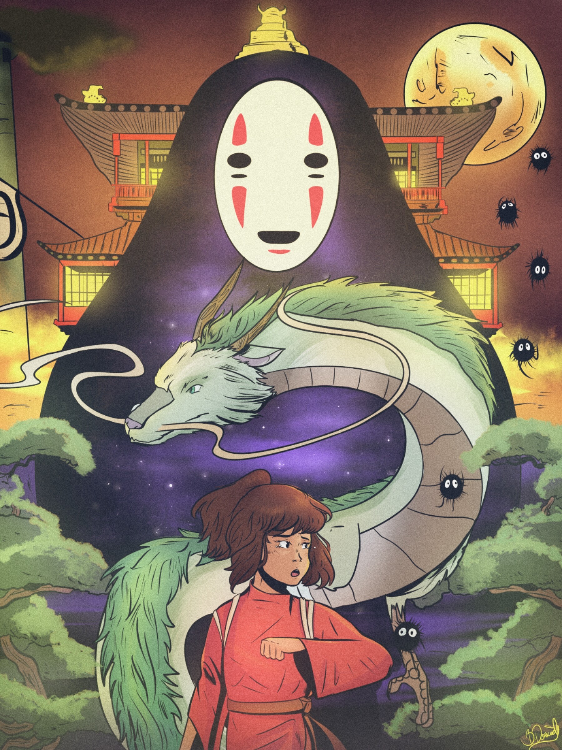 ArtStation - Chihiro illustration