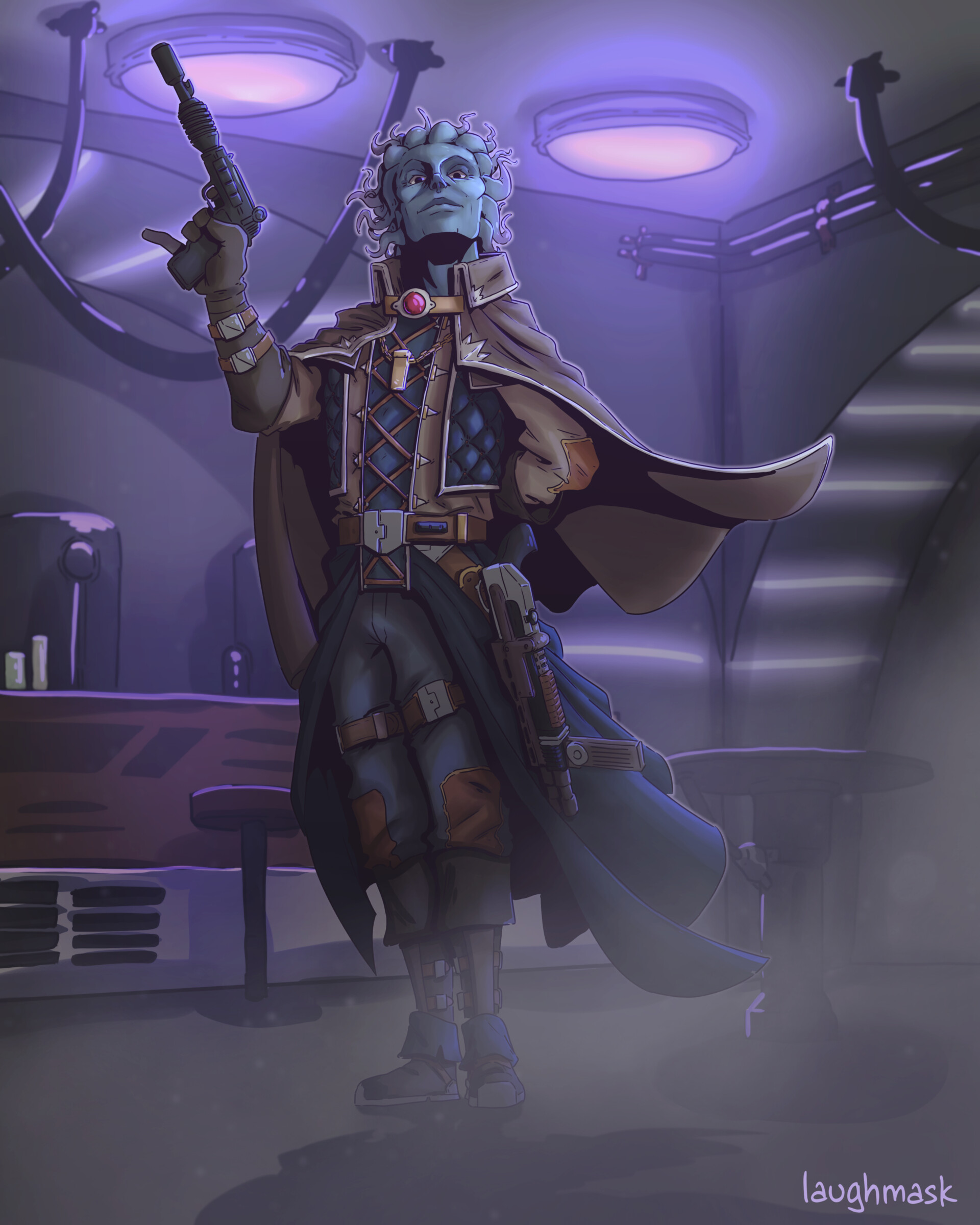 ArtStation - Mikkian Space Pirate - Commission