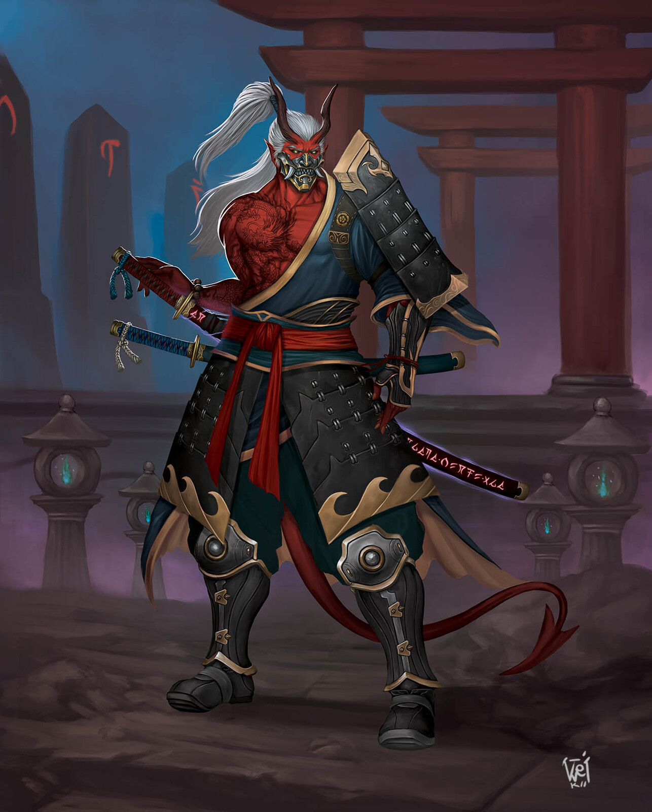 David Koo - Yato the tielfling bushi