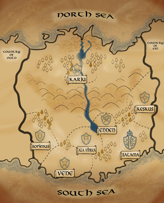 ArtStation - Map of the World - Inn Between Realms