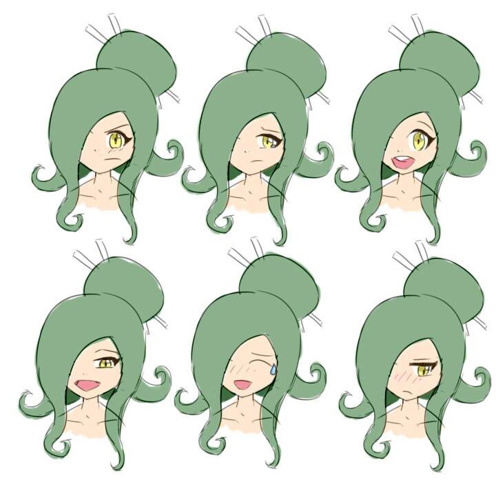 ArtStation - octogirl character expressions