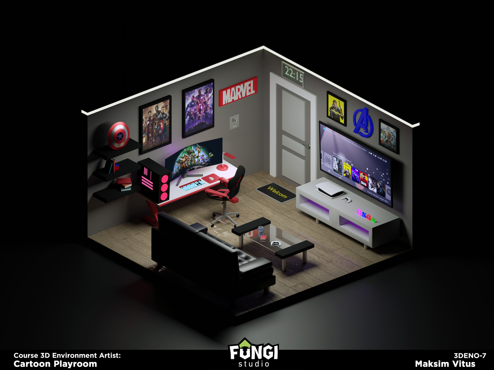 ArtStation - Cartoon Playroom