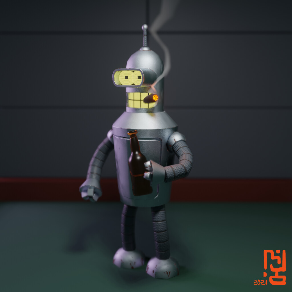 ArtStation - Low Poly Bender