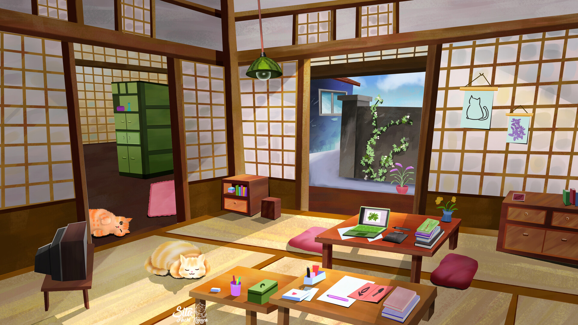 ArtStation - Room anime sitahachi