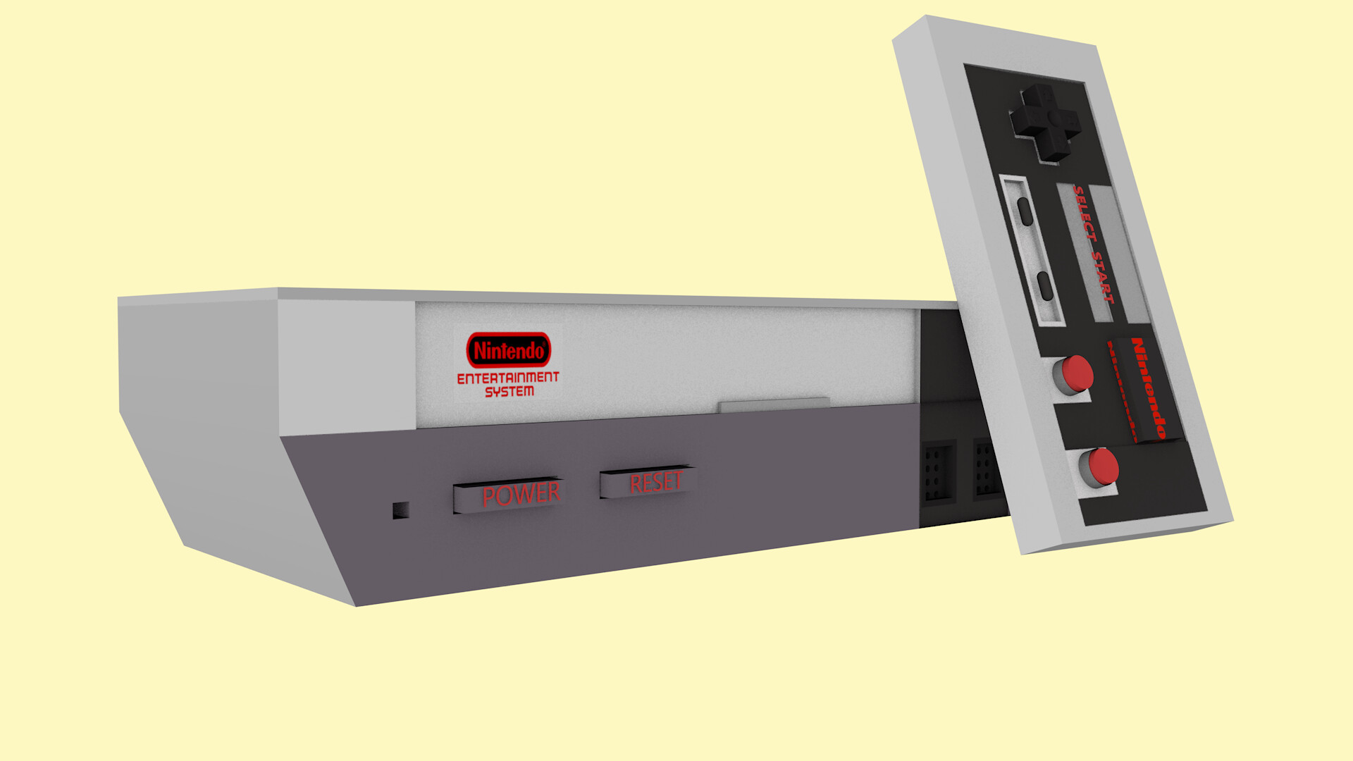 ArtStation - Retro Nintendo Console