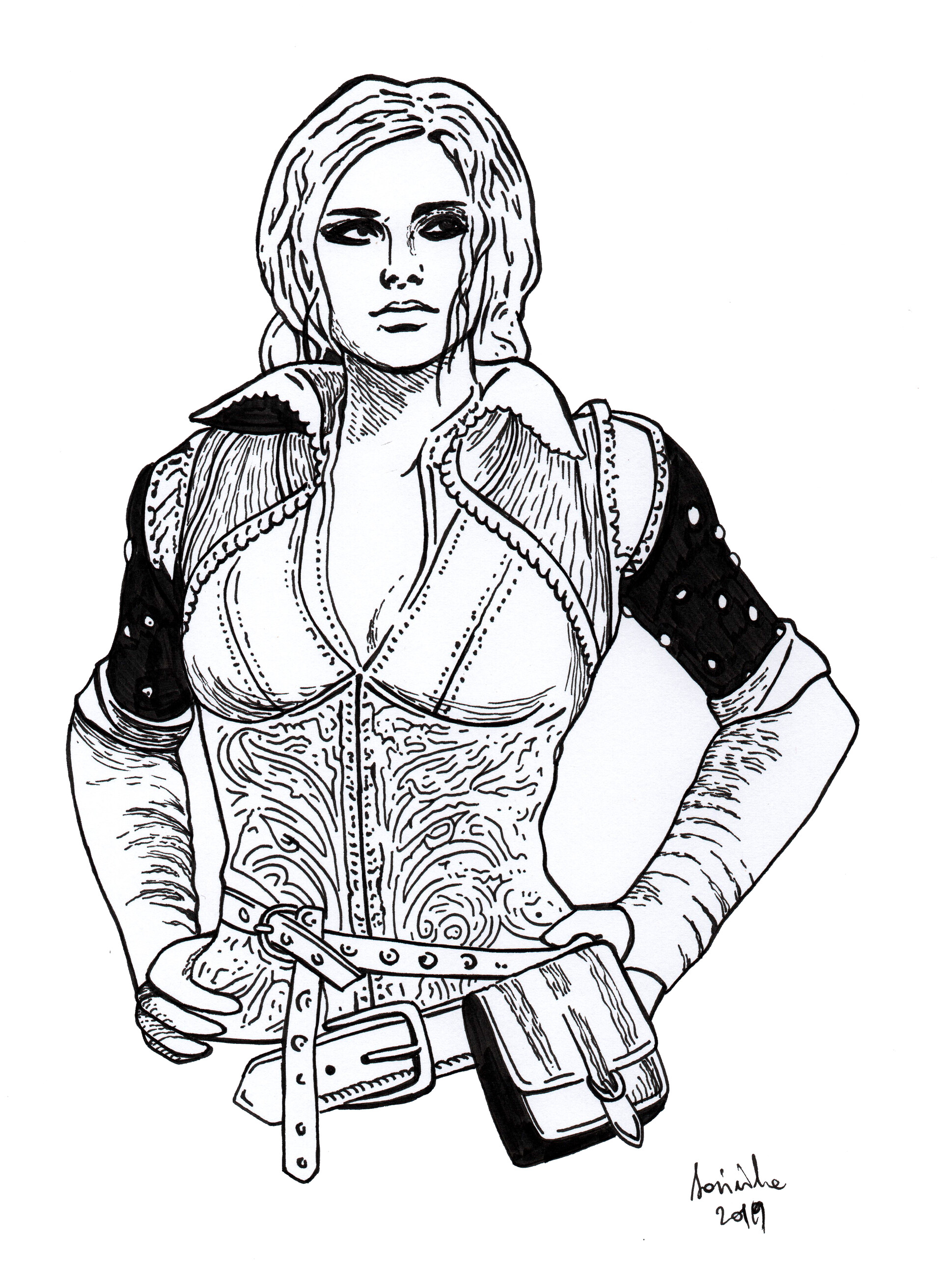 coloring pages witcher