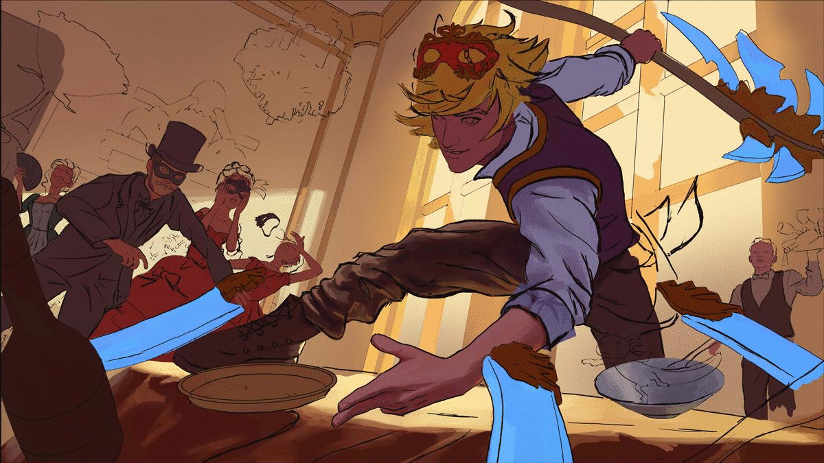 fantasy masquerade art