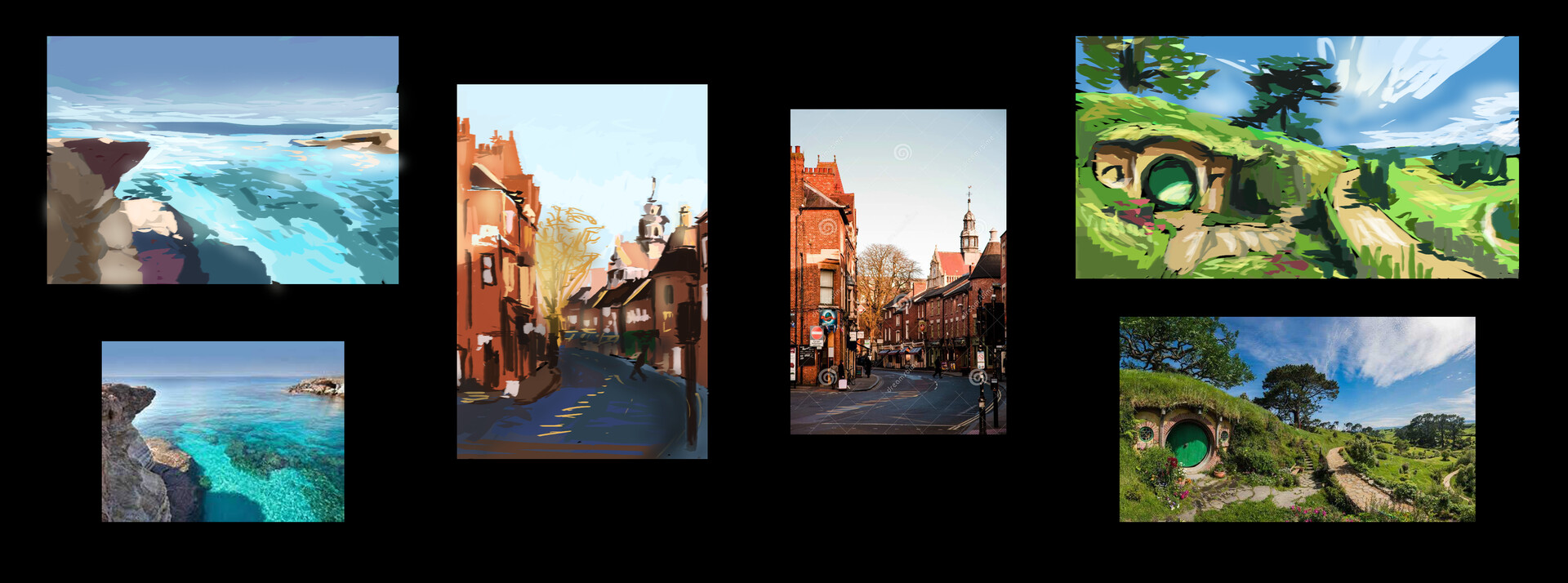 ArtStation - Landscape study