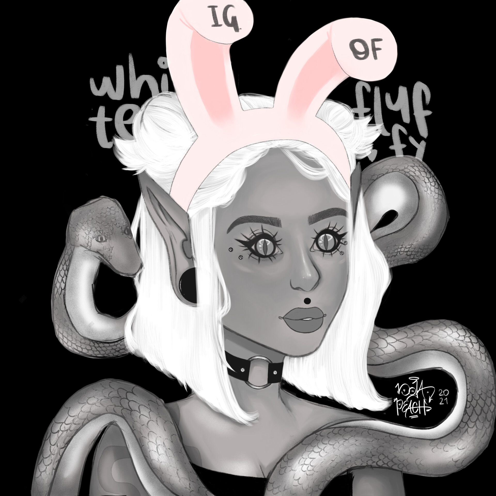 ArtStation - Original illustration (procreate commission)