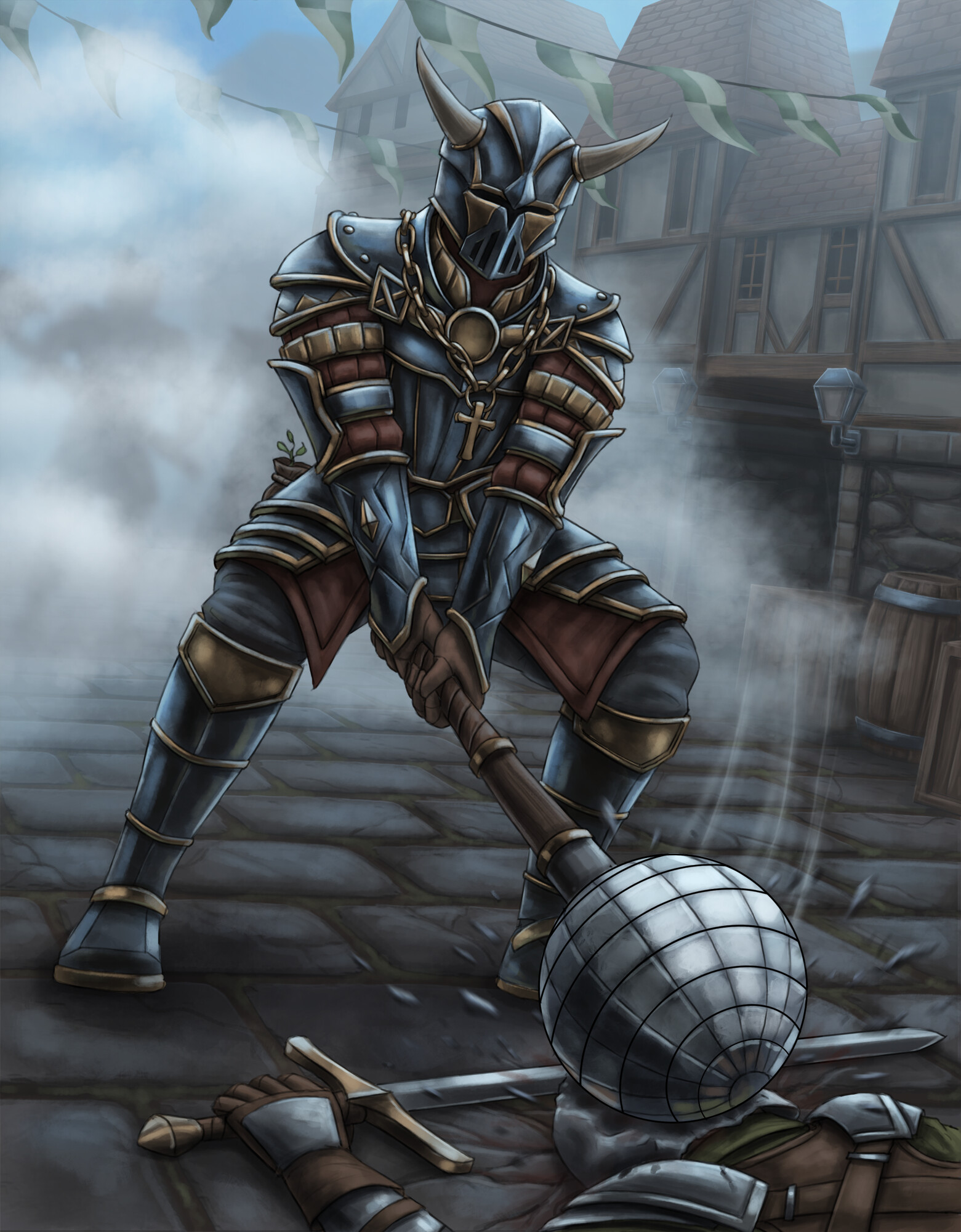 Christian Hadfield - Fantasy D&D Character Illustration: Half-Orc ...