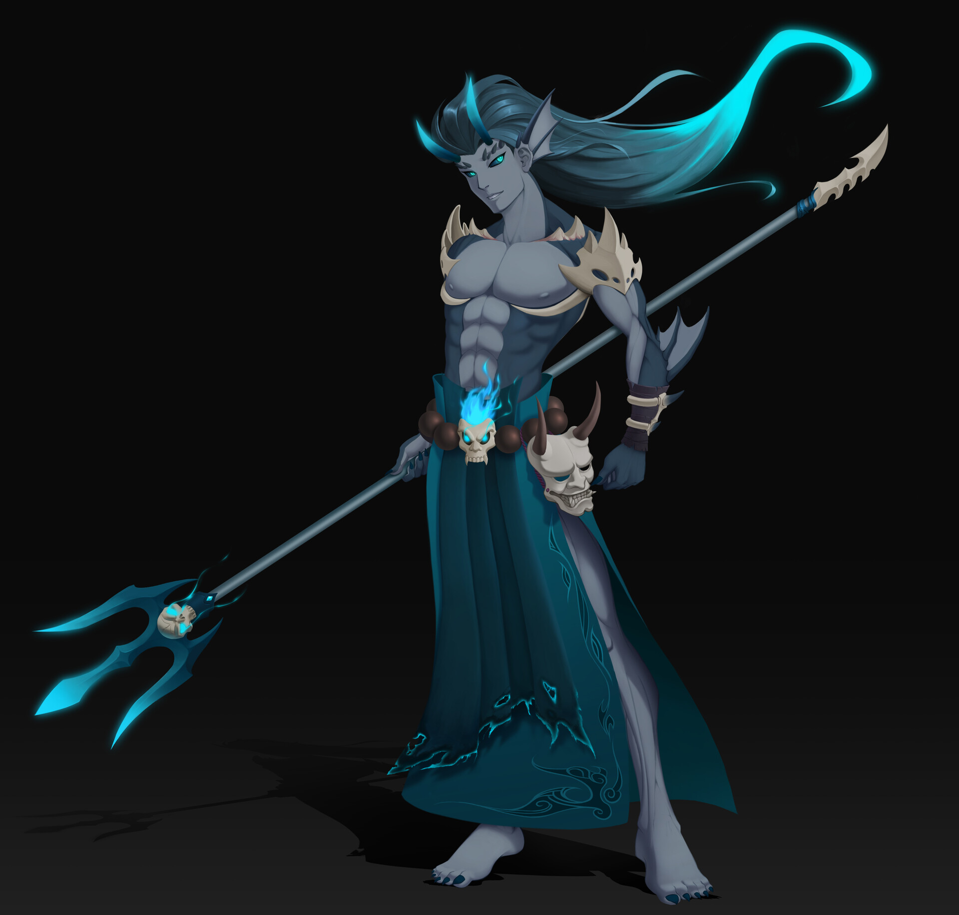 ArtStation - 巡海夜叉 （yaksha in the sea）