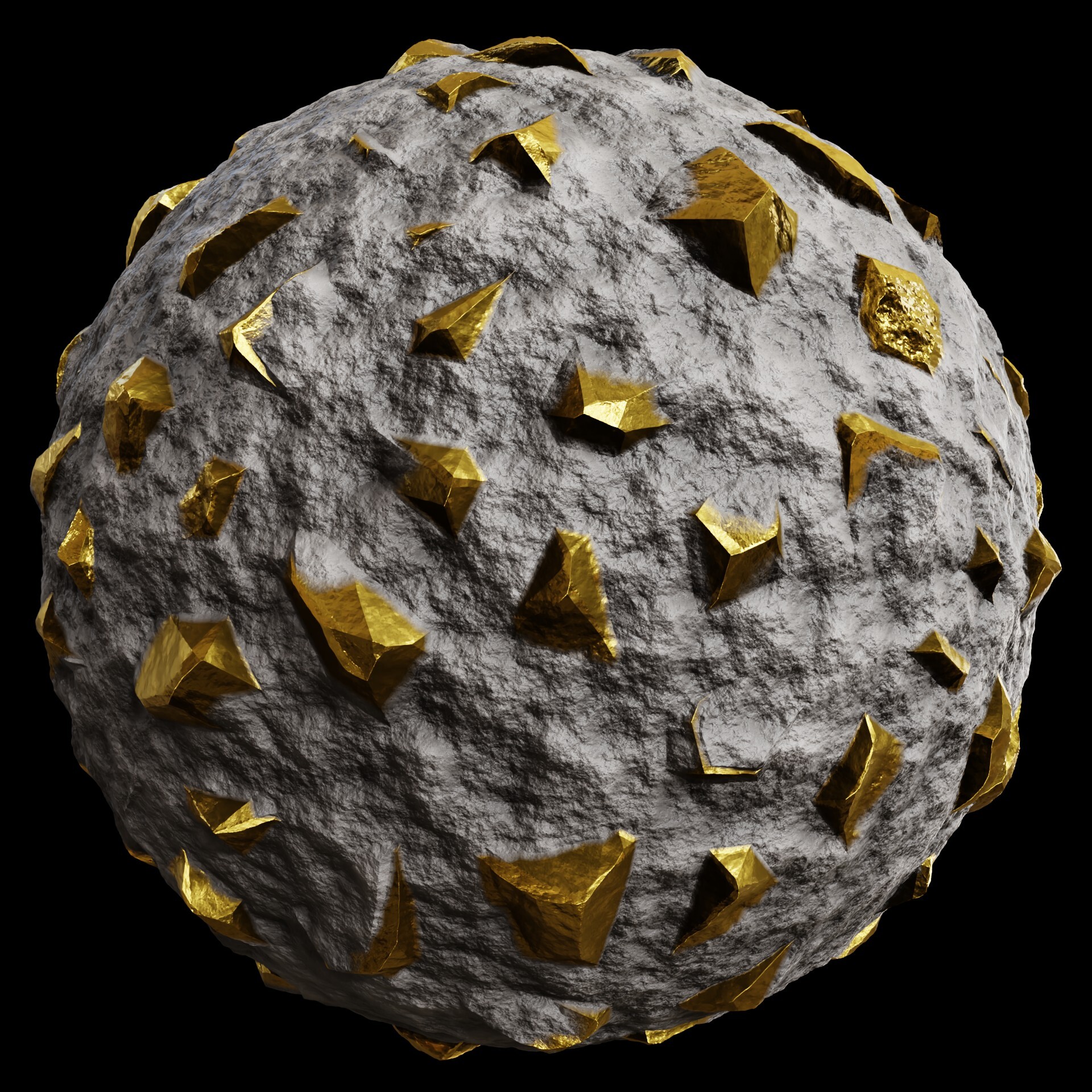 Ryan King - Procedural Ore Material (Blender Tutorial)