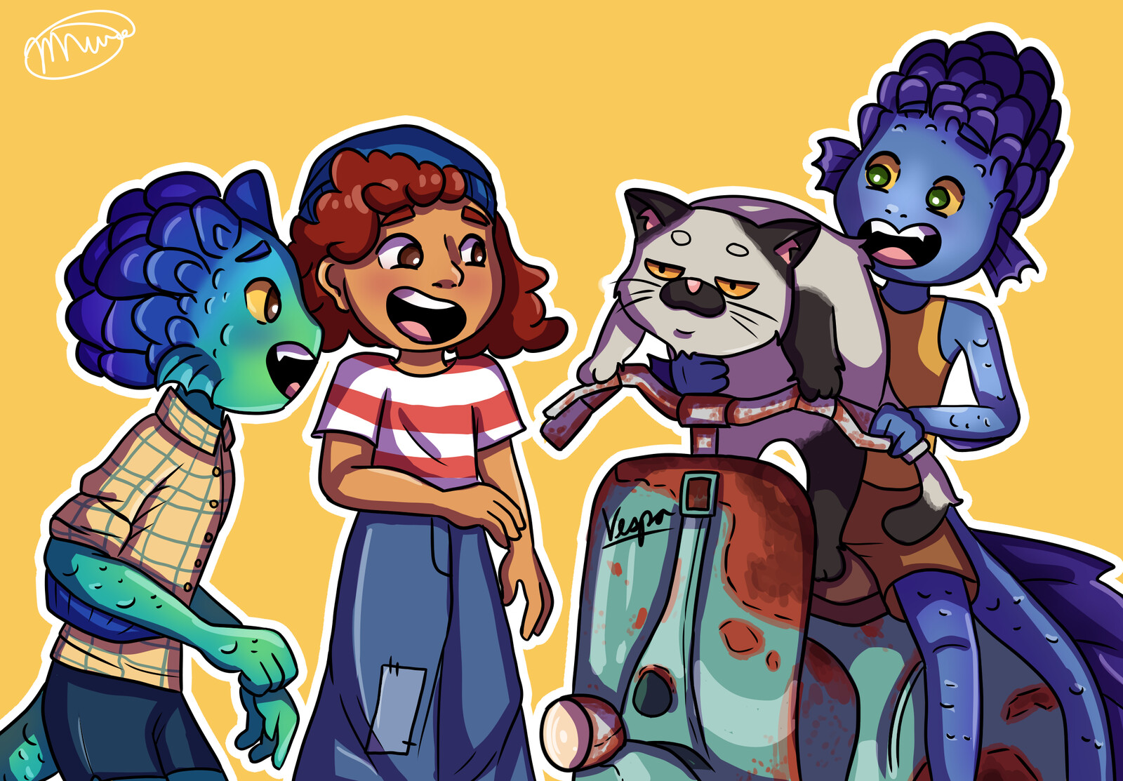 Muireall Dickson - Luca Fan Art!