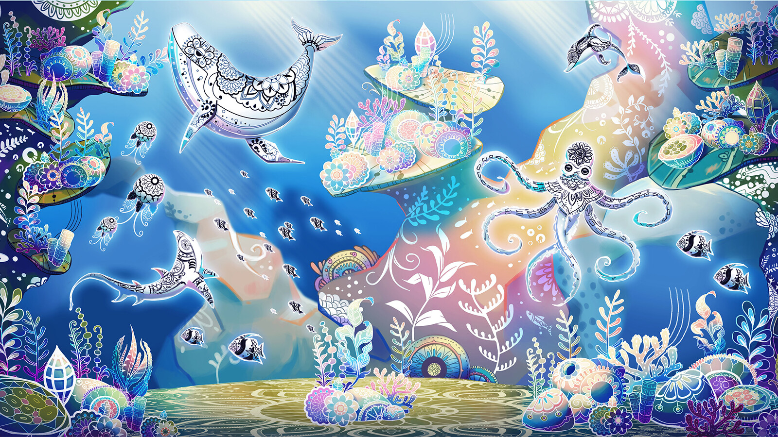 ArtStation - Mindful ocean concept art