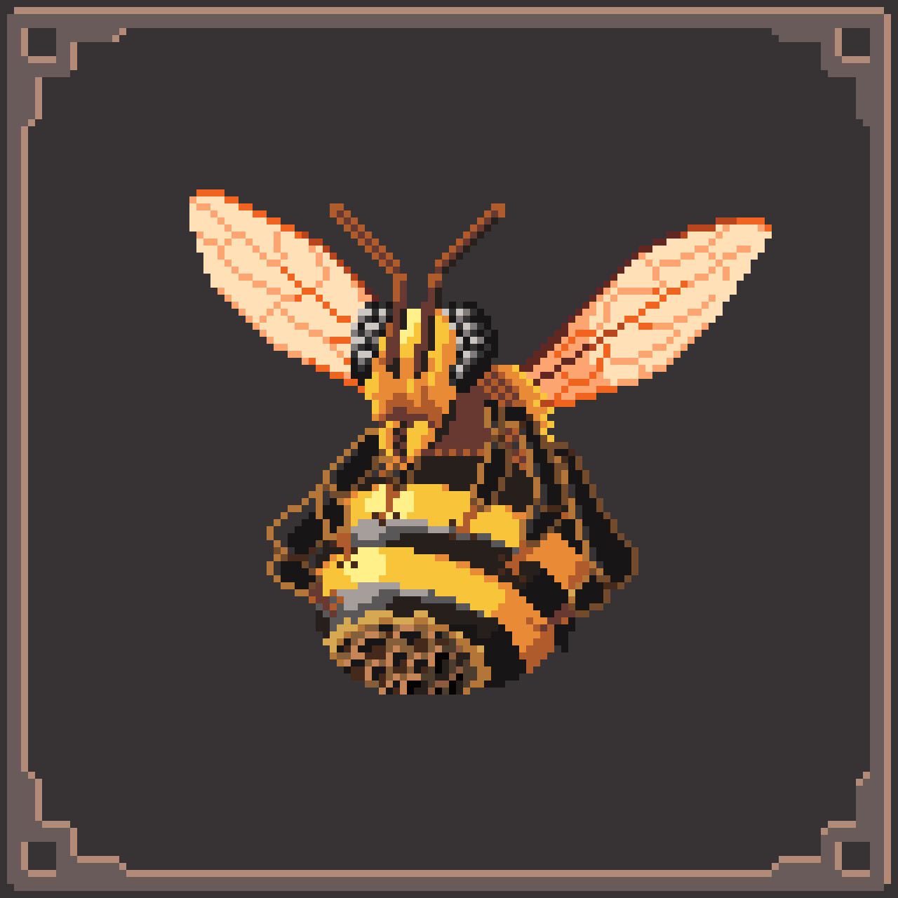 ArtStation - Queen bee resprite