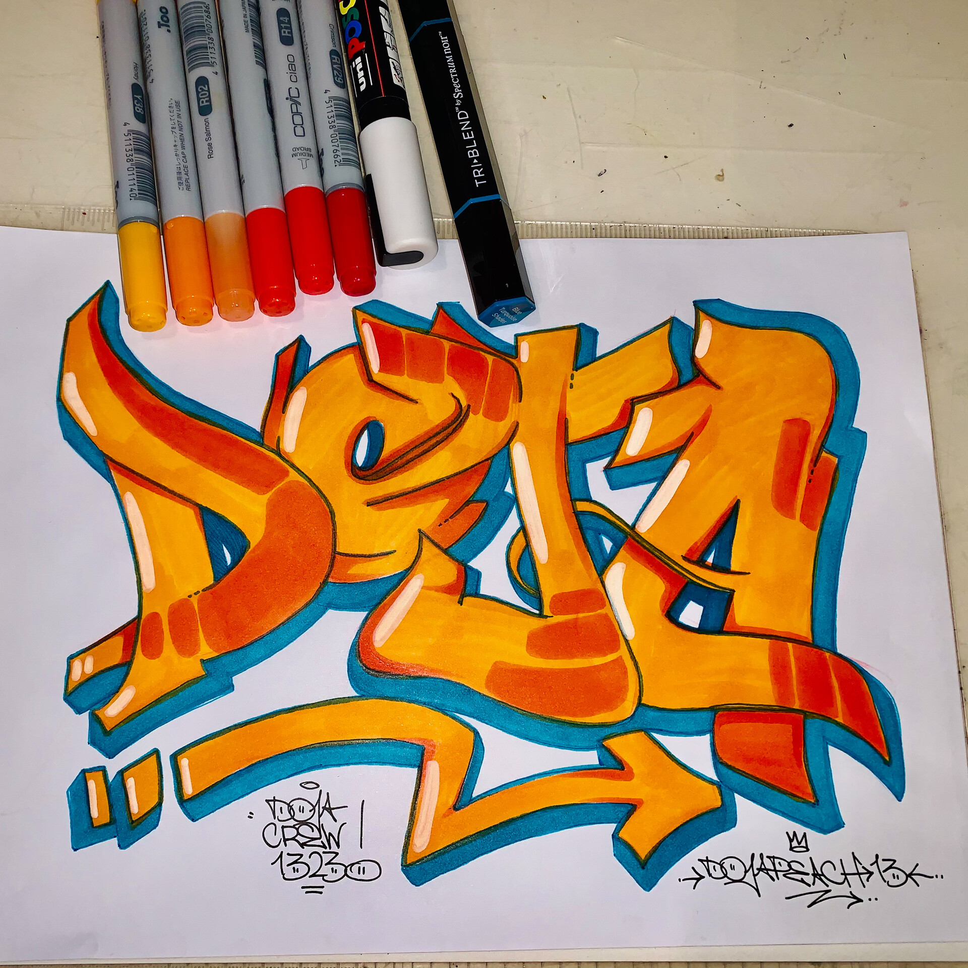 ArtStation - „DOJA“ - Graffiti (Original)