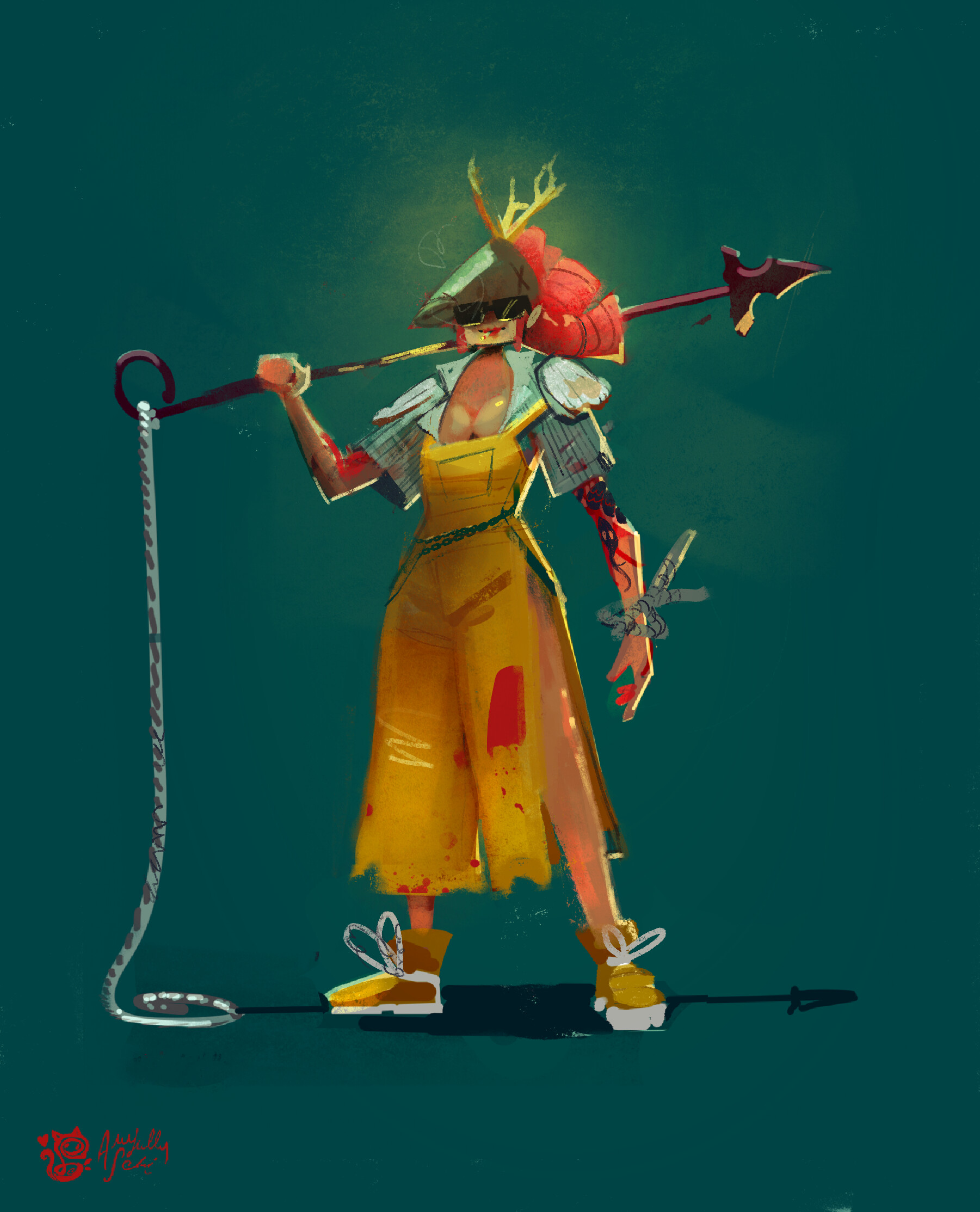 ArtStation - CC Assignment 22 - Seafood Gang Leader